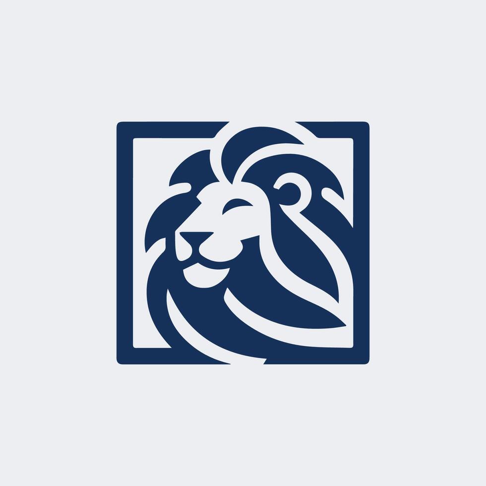 Square Lion Logo 59410892 Vector Art at Vecteezy