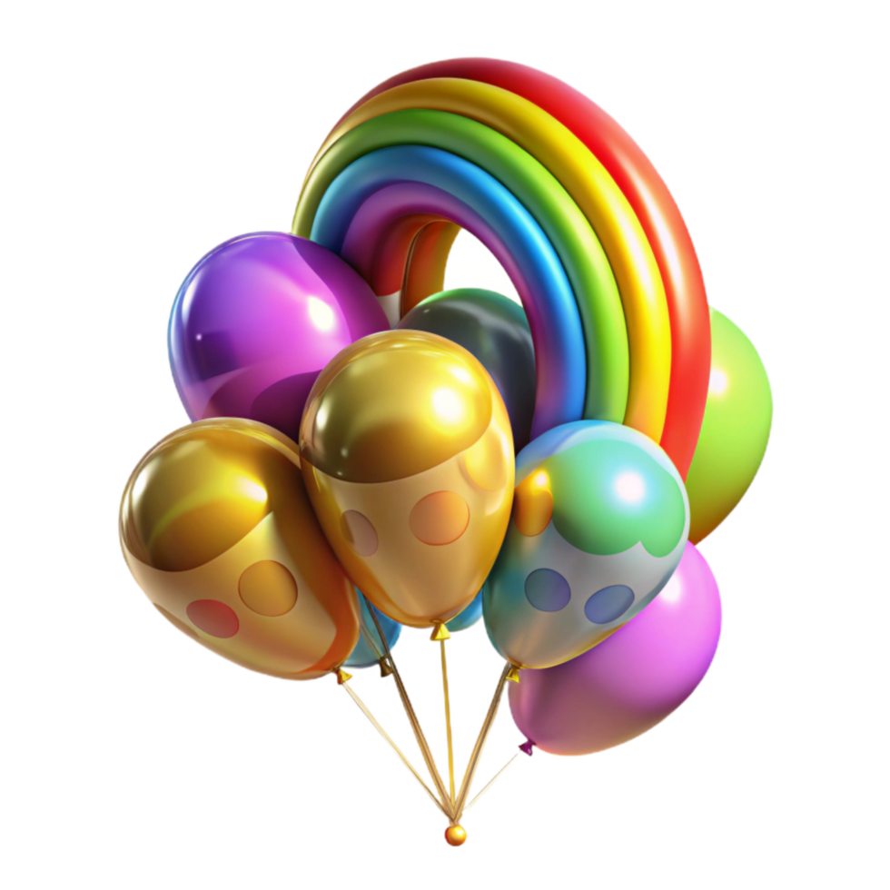 elegant classic Floating Balloons with Bright Rainbow Colors ... elegant classic Floating Balloons with Bright Rainbow Colors ...