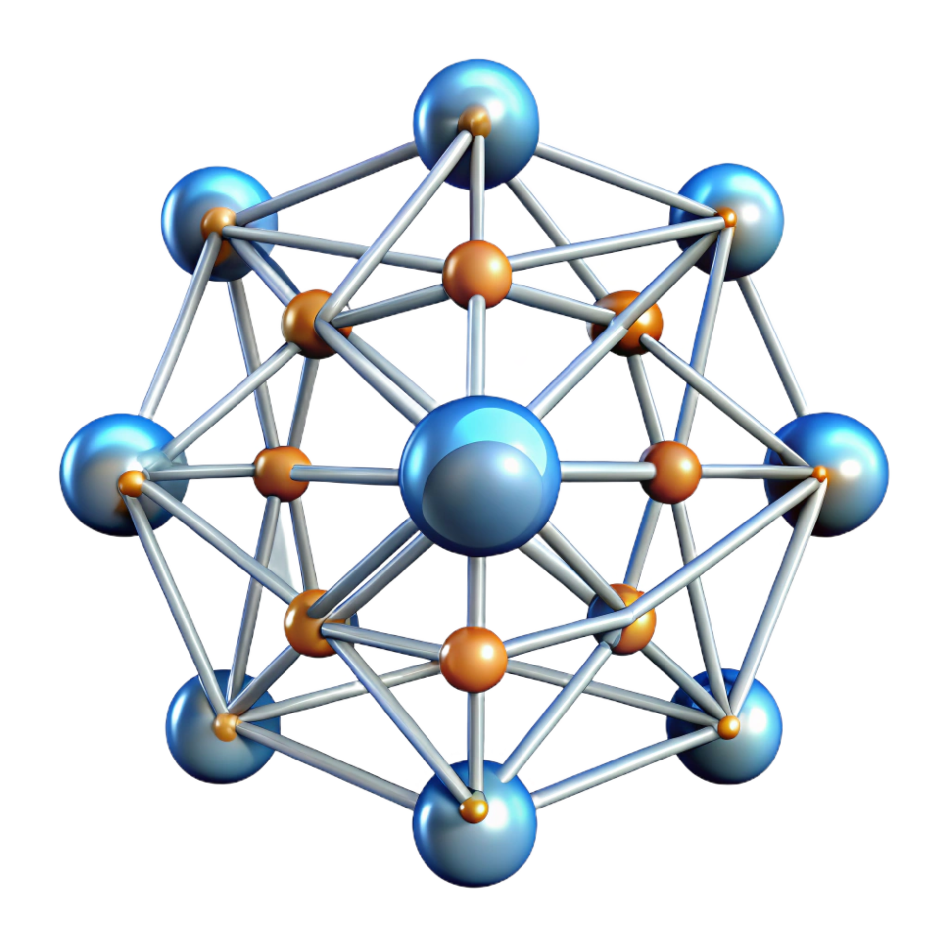 vibrant minimalist A complex network of branching lines, resembling a neural network, with ...