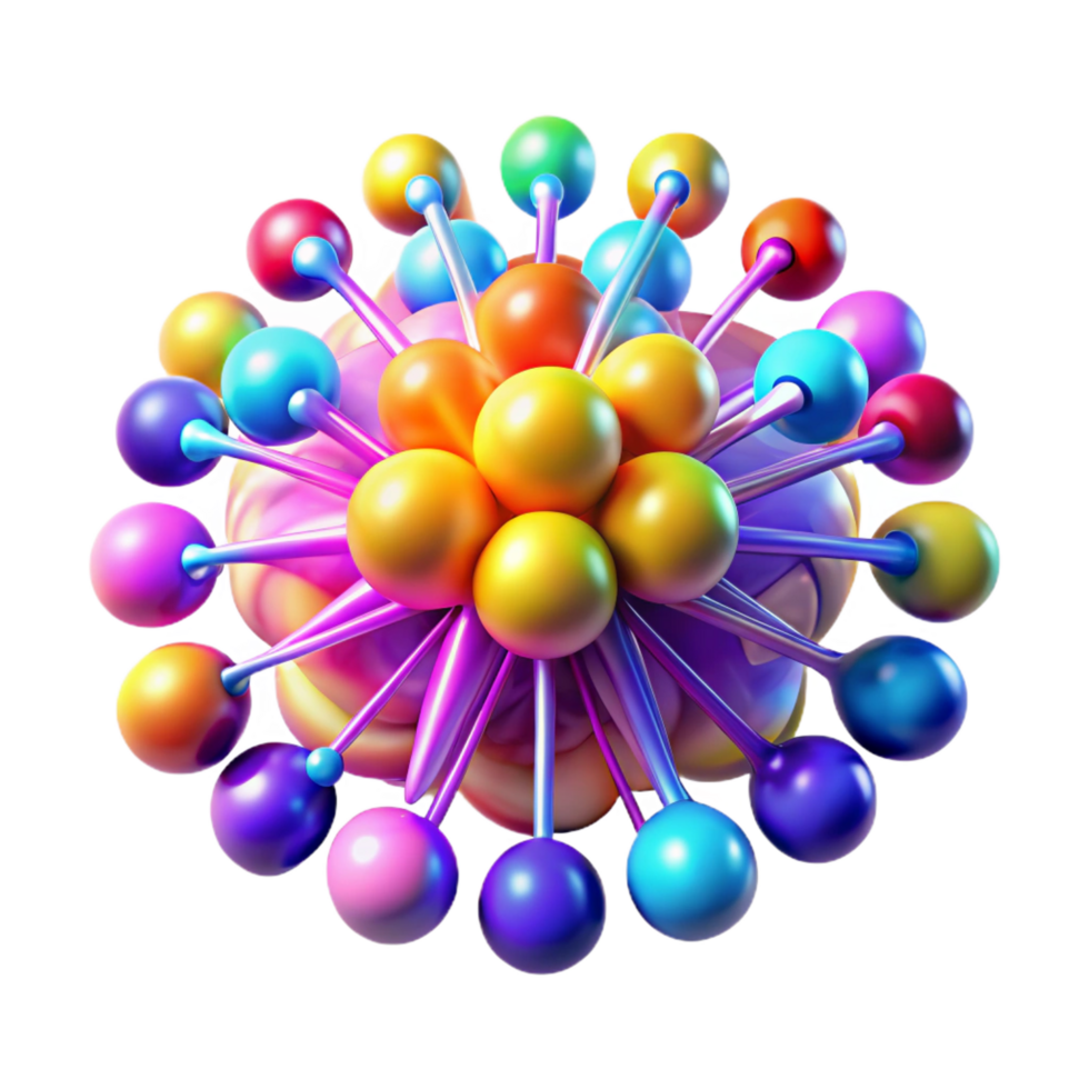 Extraordinary Contemporary A Quantum Computer Core Emitting Streams Of