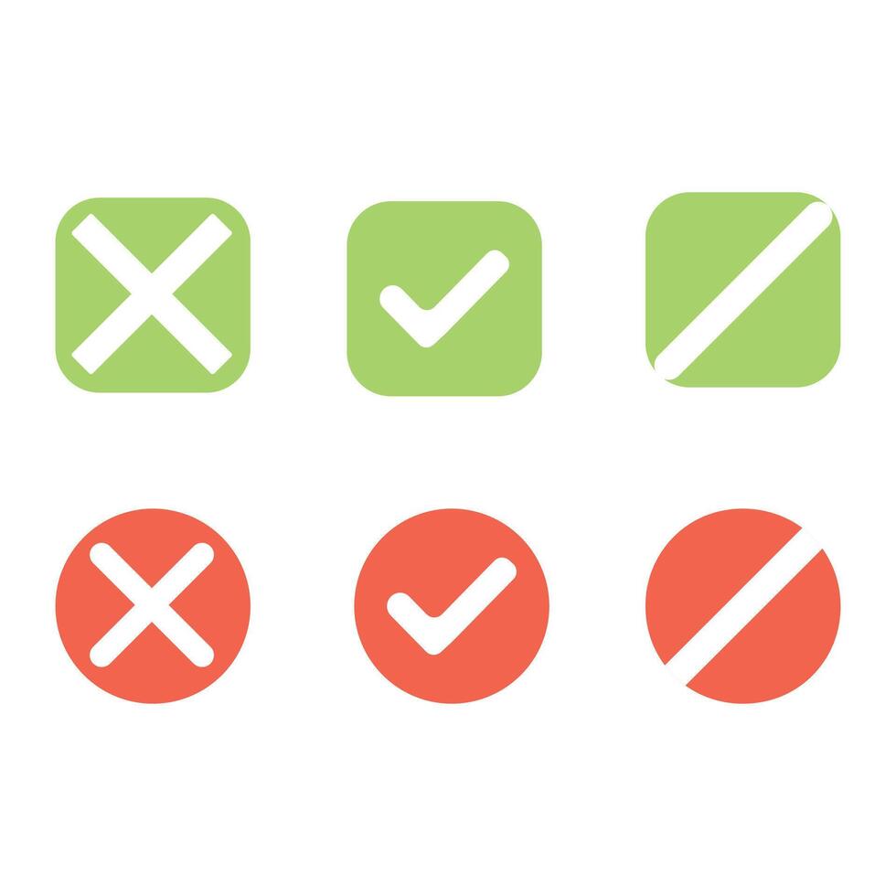 Check mark cross mark validation symbol right wrong correct incorrect ... Check mark cross mark validation symbol right wrong correct incorrect ...