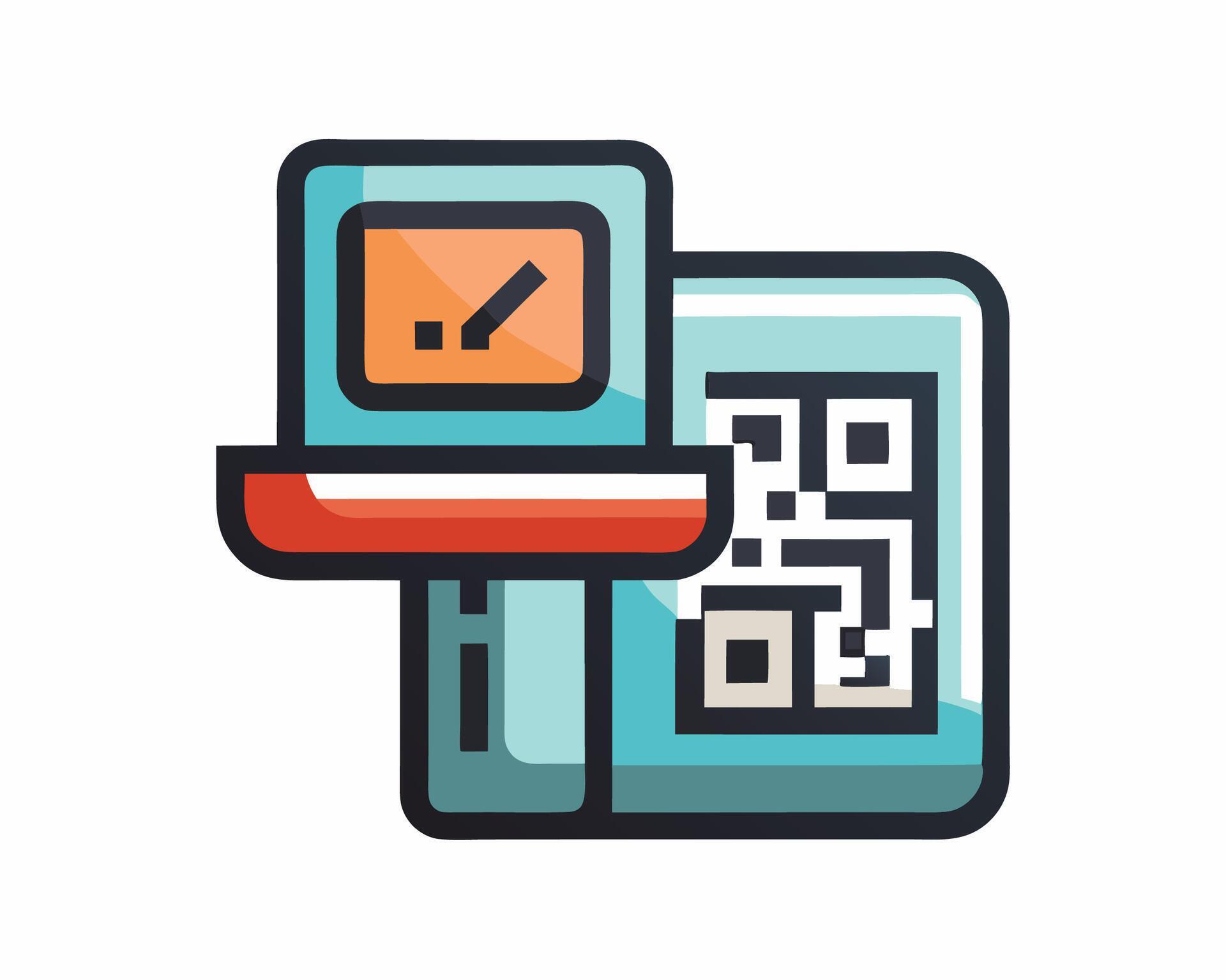 Qr code scanner icon illustration 59448651 Vector Art at Vecteezy