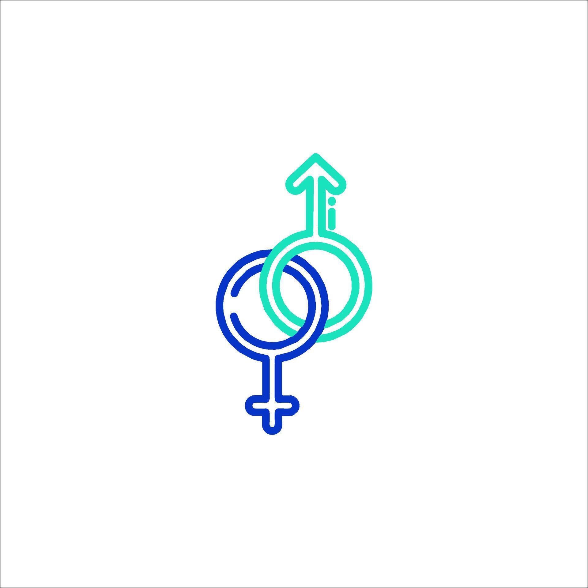 A logo for a gender symbol 59450164 Vector Art at Vecteezy