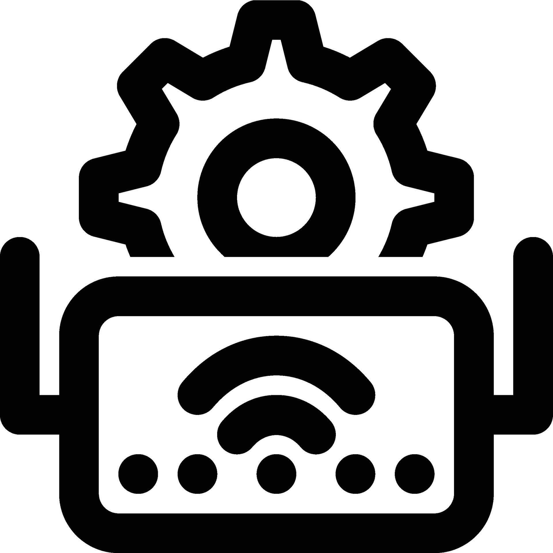 Router Setting Wifi Setting Modem Setting Outline Icon 59455788 Vector Art At Vecteezy