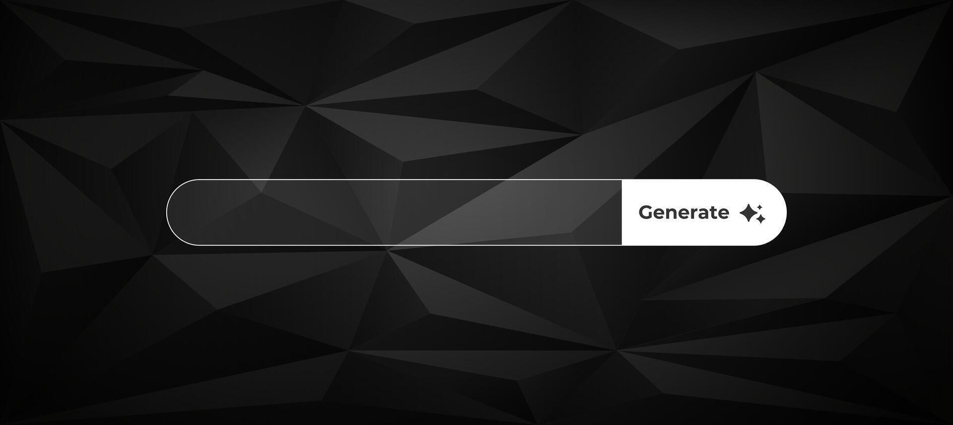 Ai Interface With Search Bar And Generate Button For Data Input And