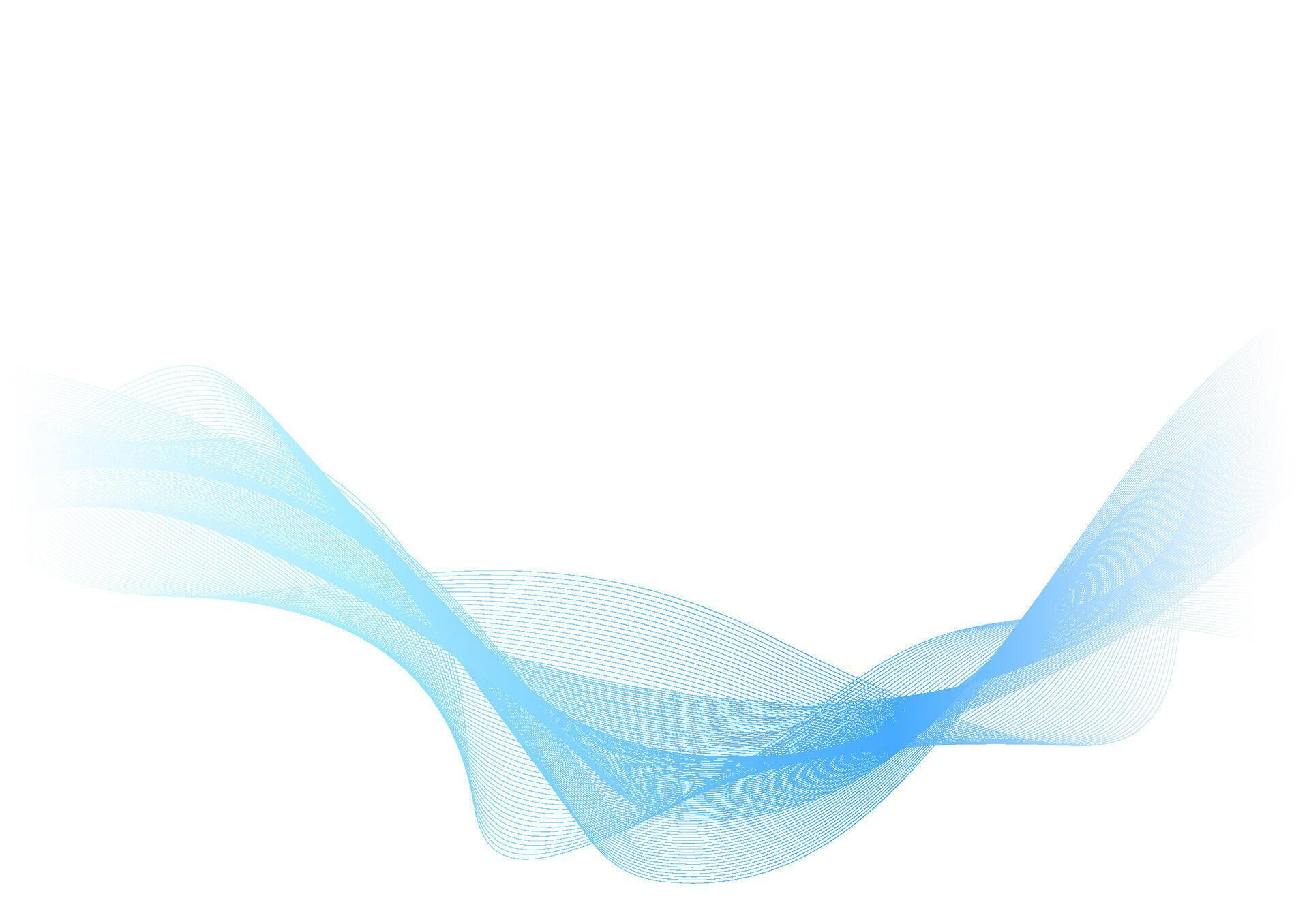 Abstract blue gradient wave on white background. for your design. 59482712 Vector Art at Vecteezy