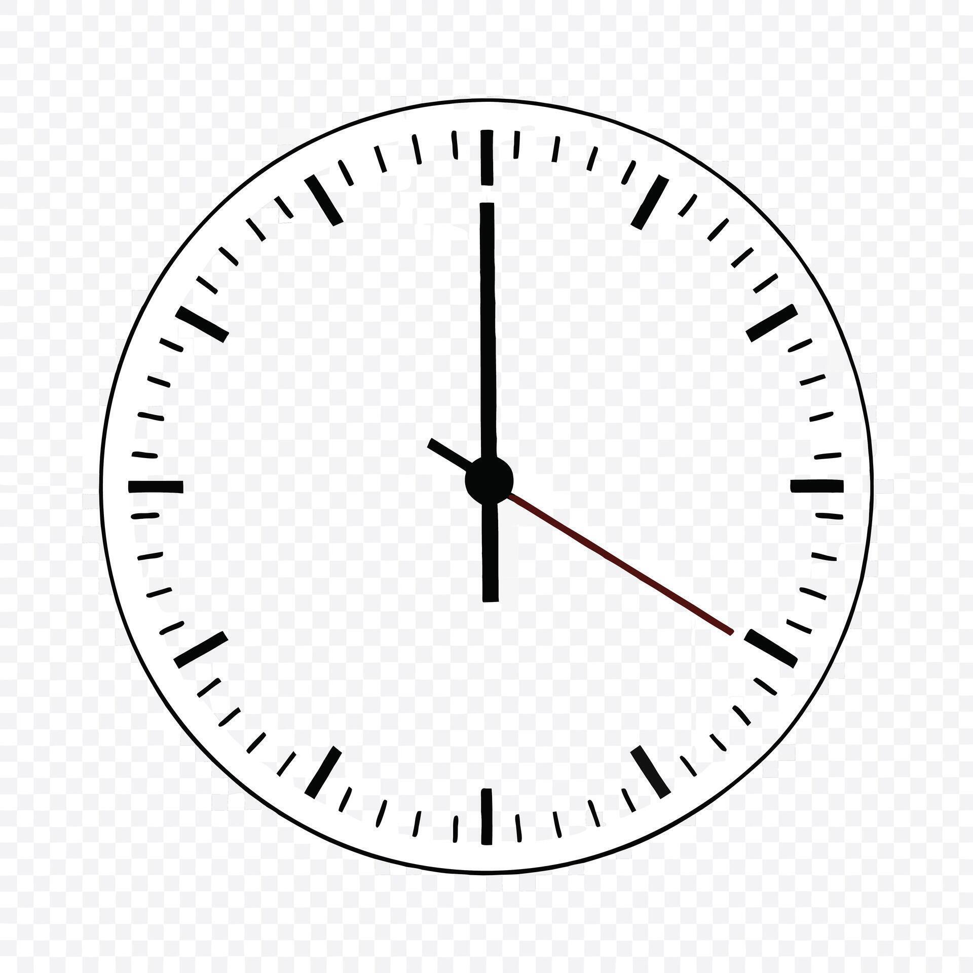 Simple Analog Clock Showing the Time of Four Oclock Precise Timepiece ...