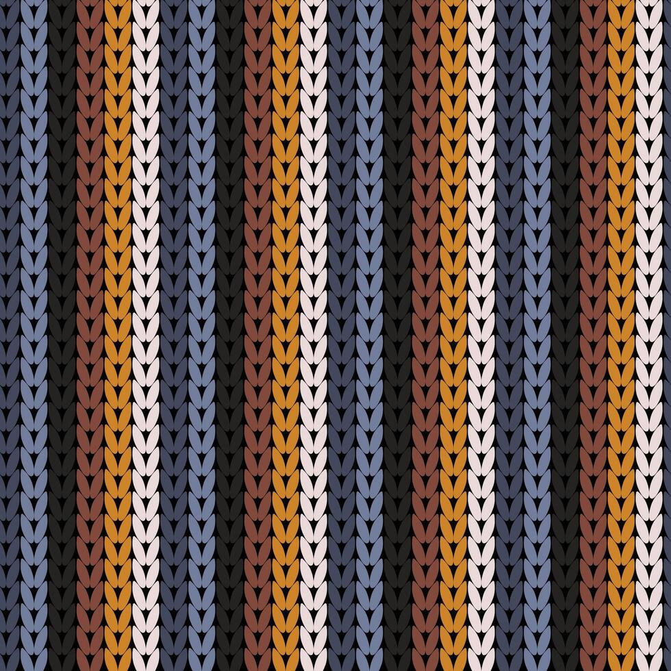 Seamless modern knitted pattern. Geometric texture. 59526900 Vector Art ...