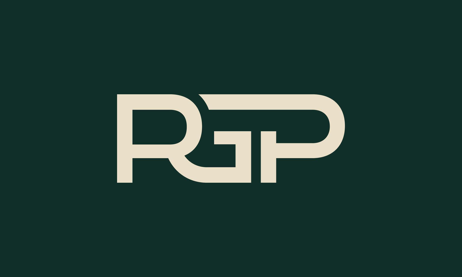 RGP monogram logo design 59527095 Vector Art at Vecteezy