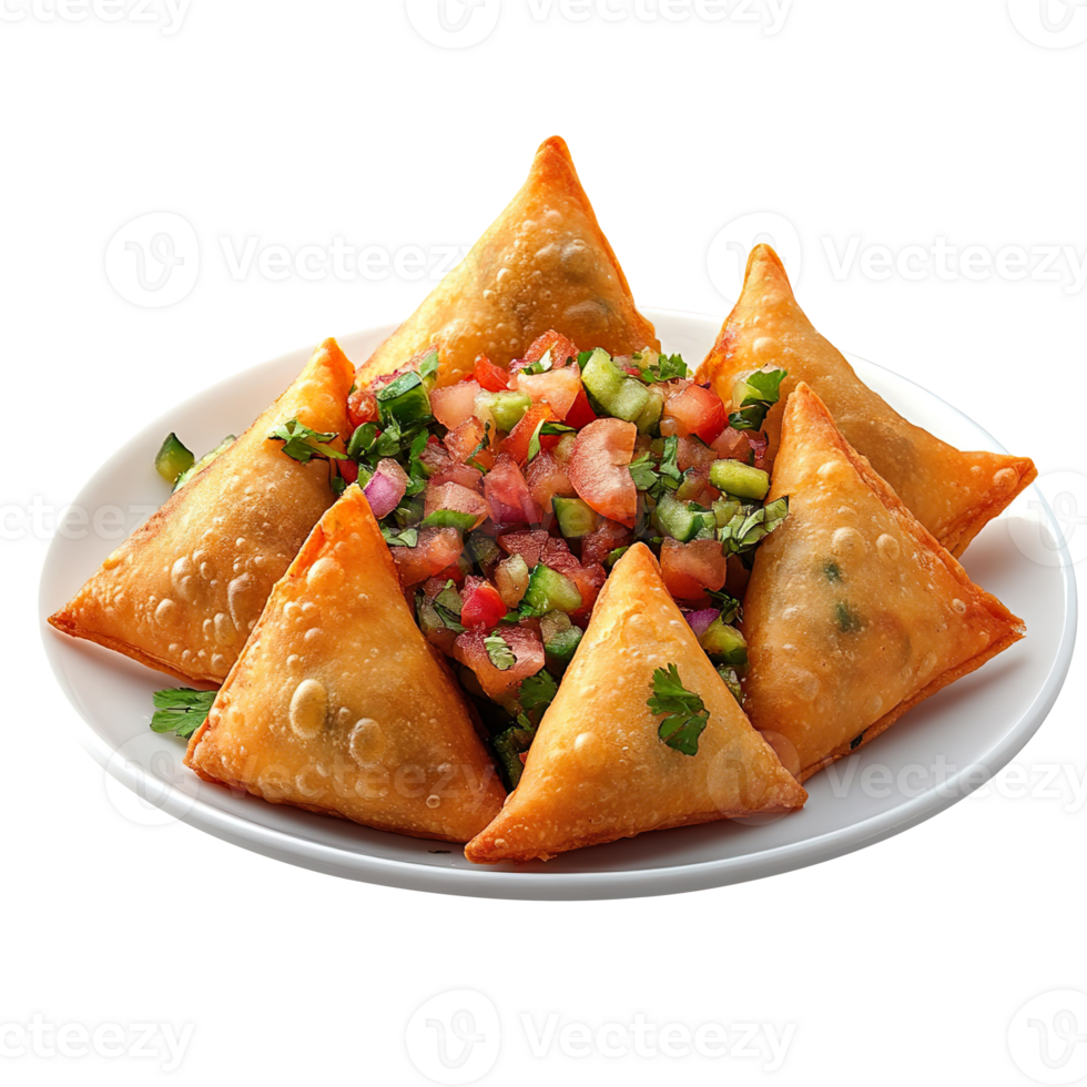 Samosa Chaat isolated on transparent background 59534024 PNG