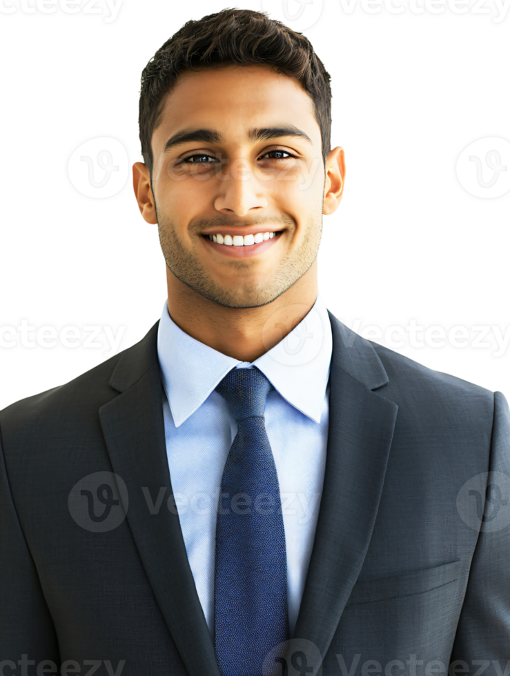 Confident Young Businessman Portrait Smiling Professional Attire ...