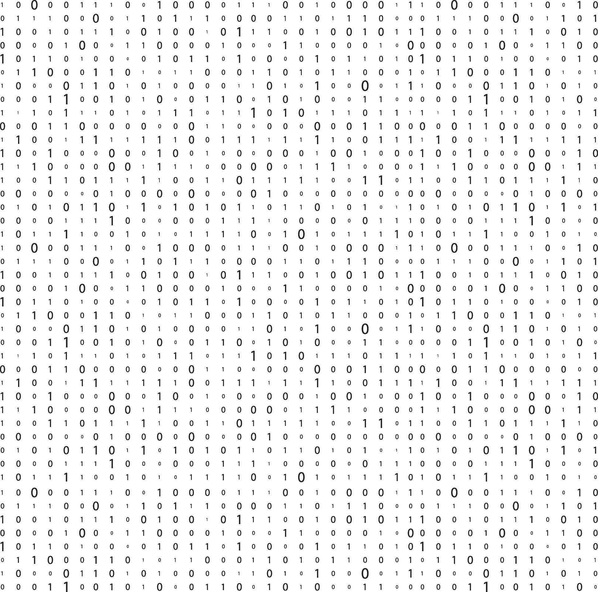 Matrix background. Computer matrix. Numbers on the screen. Binary code. Binary code matrix ...