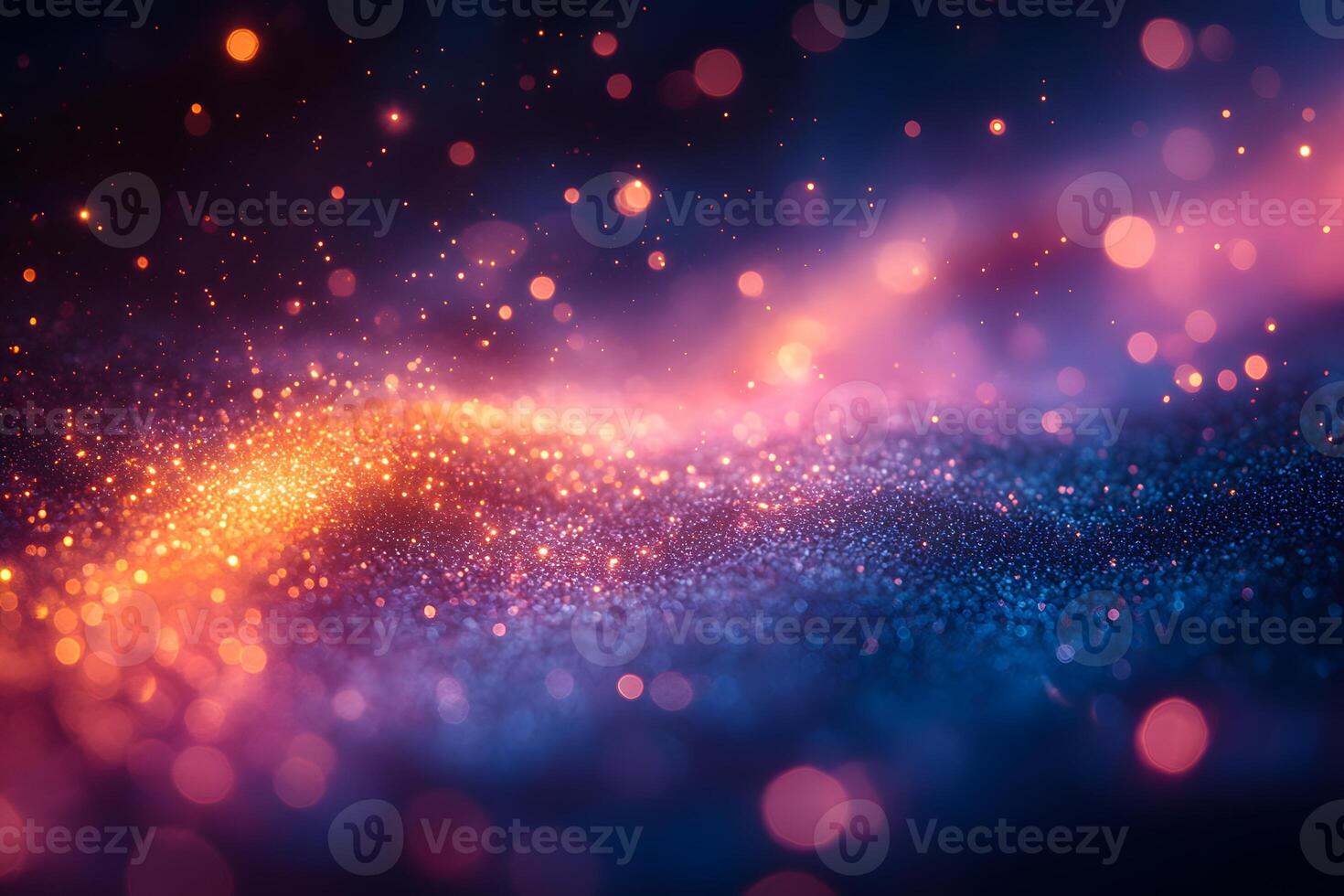 Abstract Cosmic Lightscape with Vibrant Bokeh for Design and Digital Art Projects 59566699 Stock ...