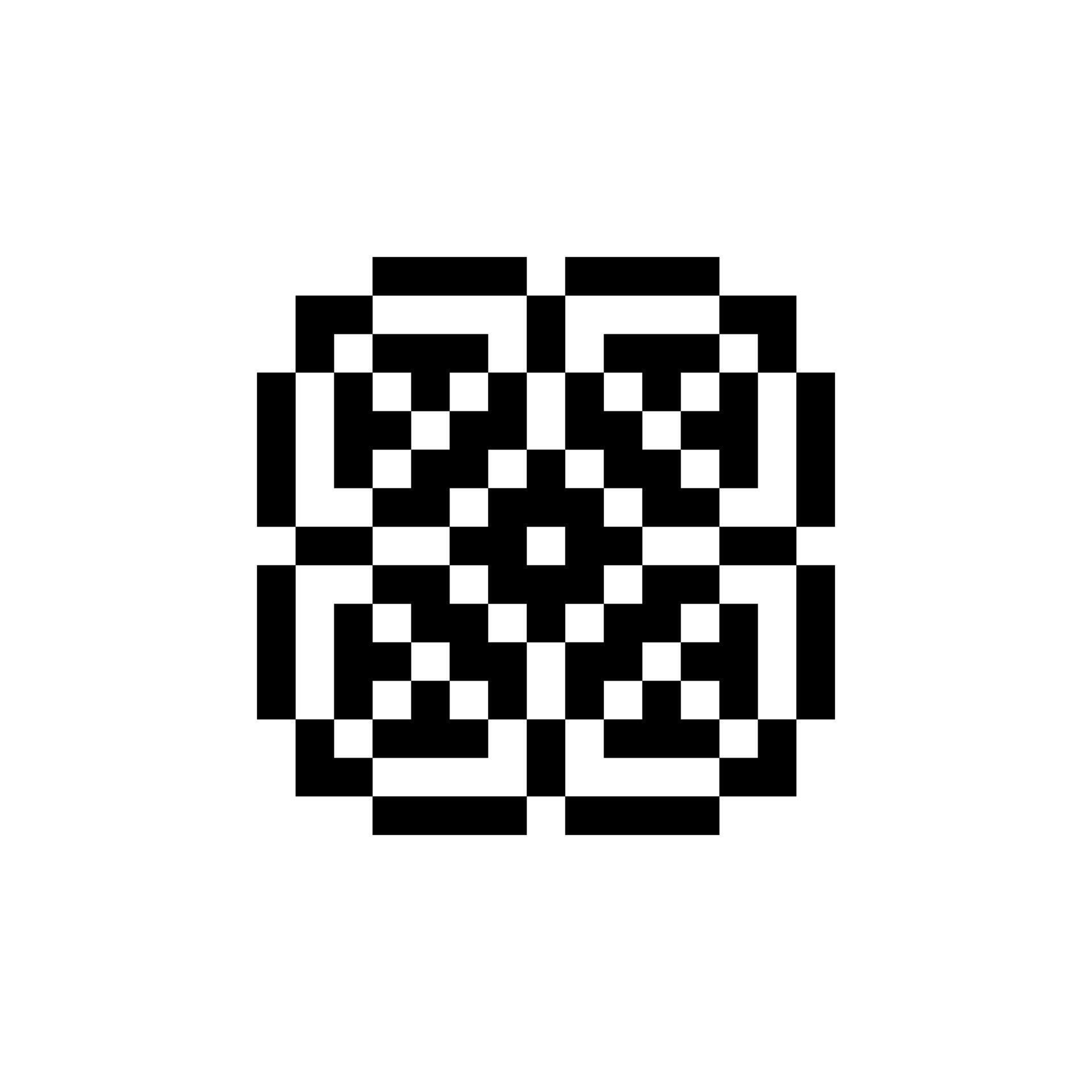 Classic abstract pixel border with retro style 59569891 Vector Art at ...