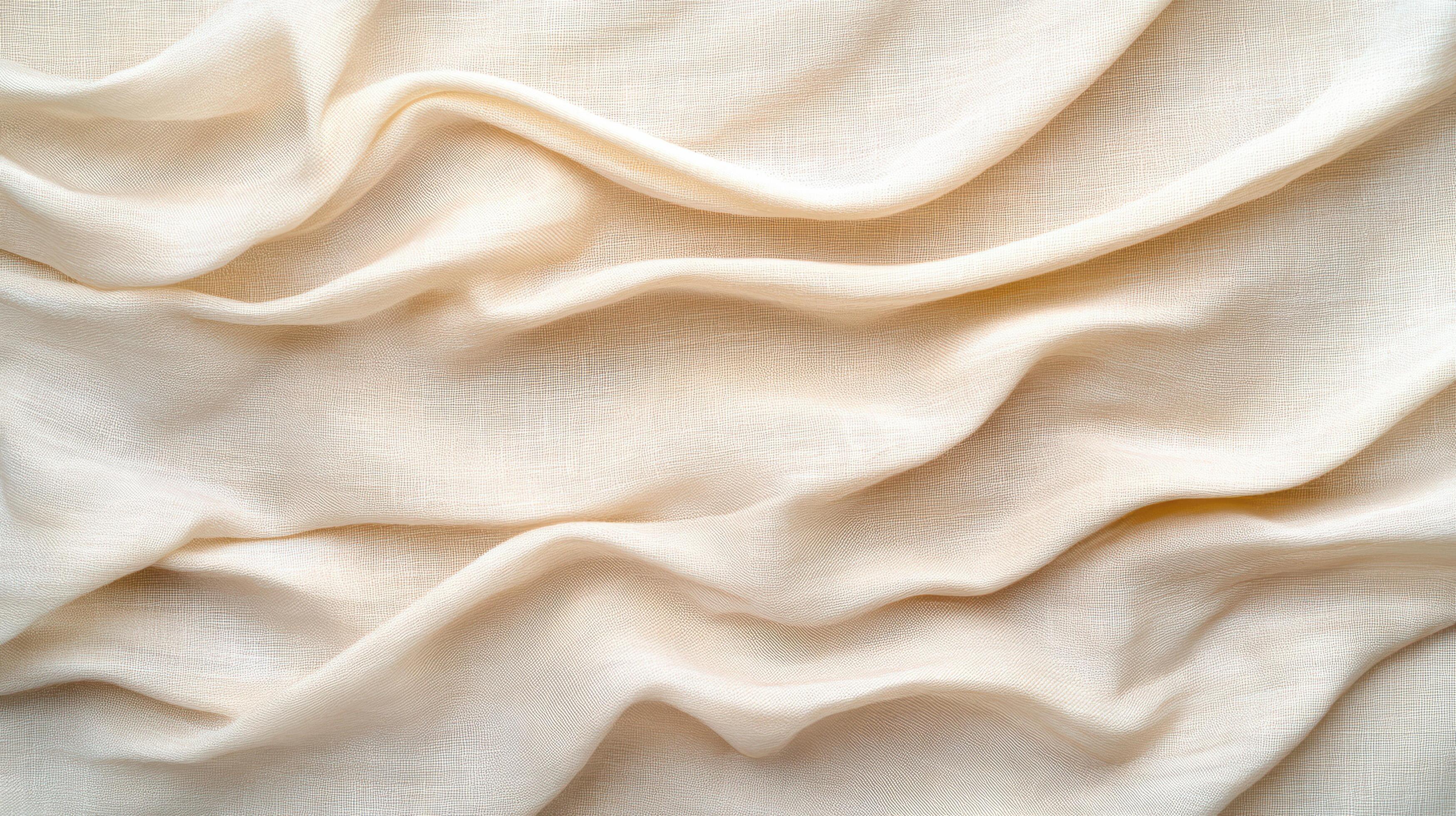 Soft, textured fabric draped elegantly, creating gentle waves and folds 59572597 Stock Photo at ...