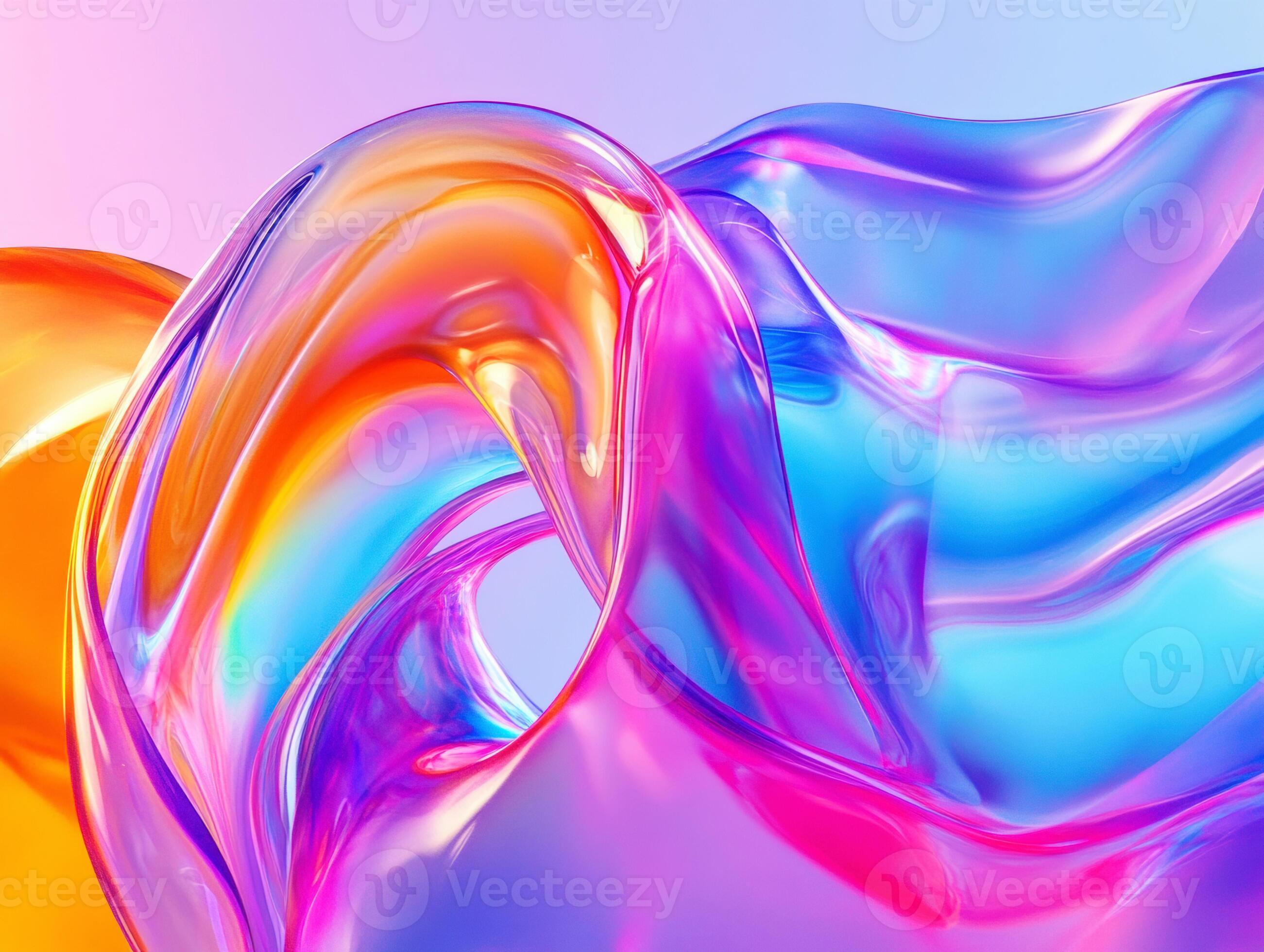 Colorful abstract waves create a vibrant visual effect 59580247 Stock Photo at Vecteezy