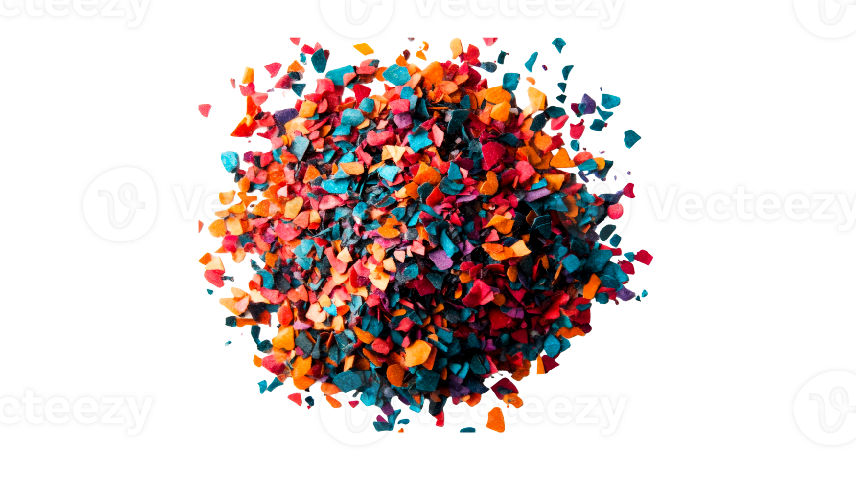 Colorful Confetti Pieces Scattered and Organized , cut out transparent 59589258 PNG