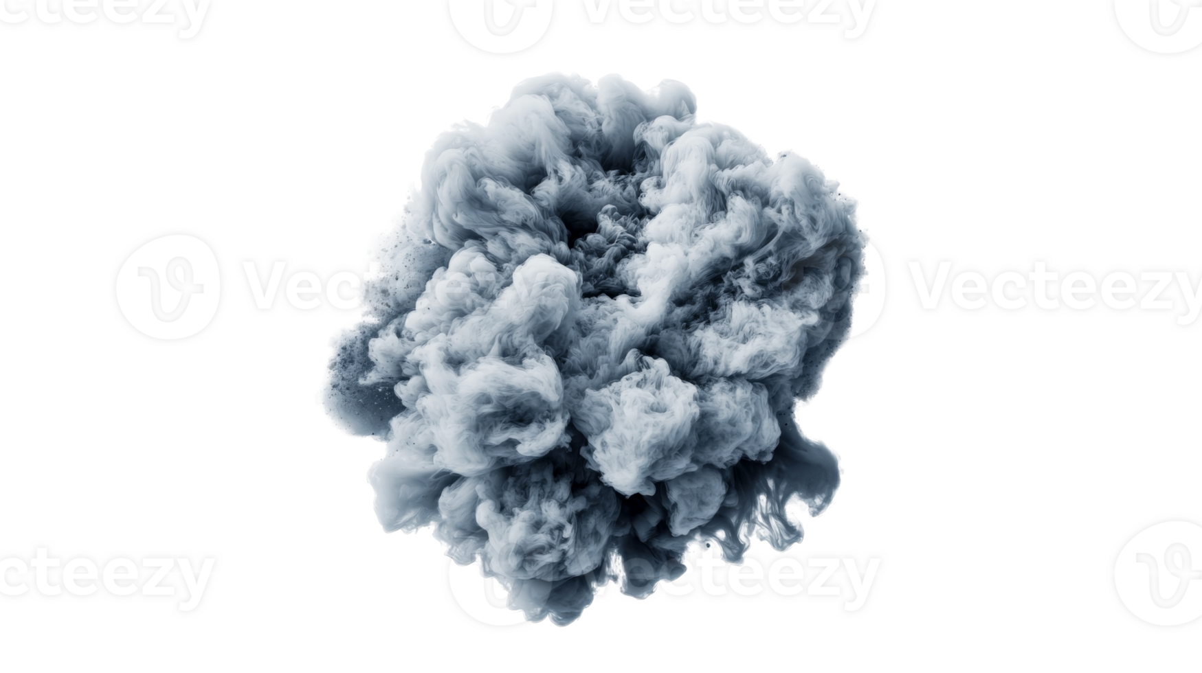 Abstract monochrome cloud of smoke on black background, cut out transparent 59589913 PNG
