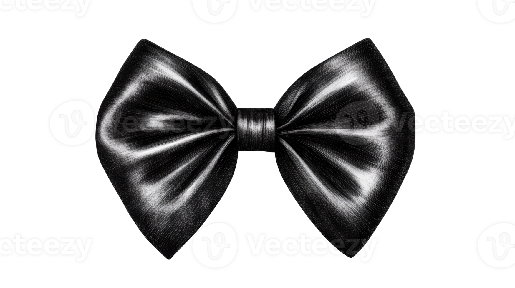 Elegant black bow tie, formal wear accessory, fashion design, cut out ...