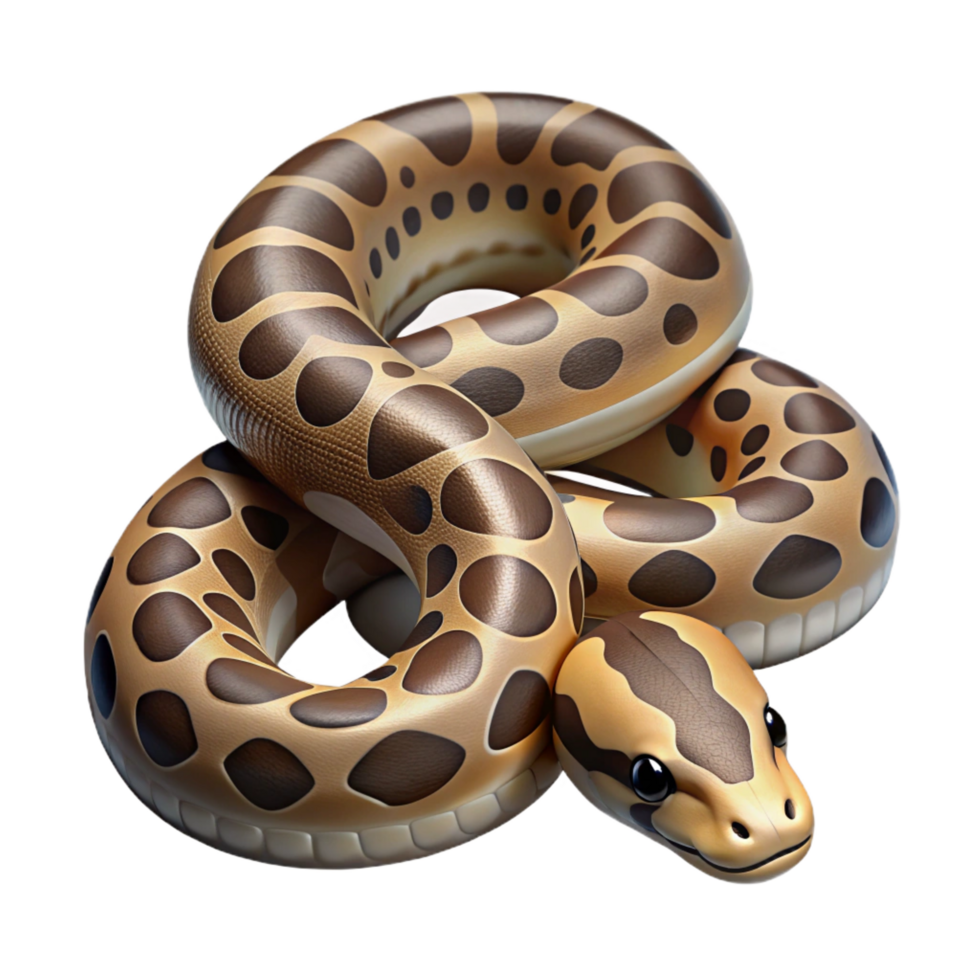vibrant creative A ball python 4K 59610654 PNG