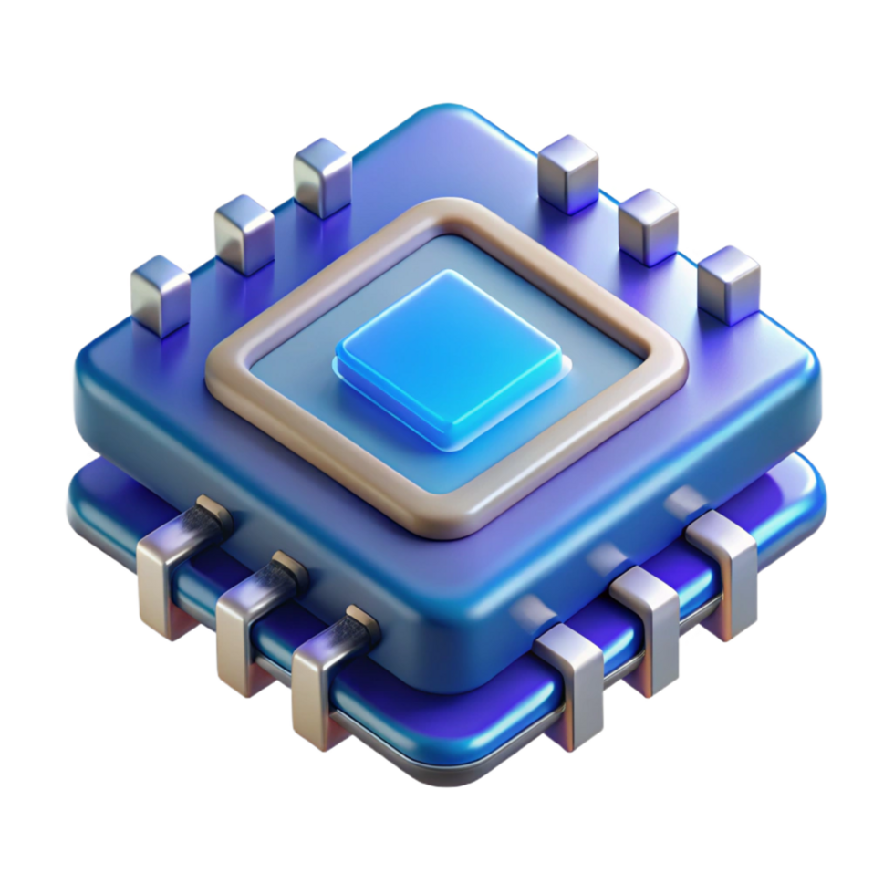 Beautiful Creative Quantum Computer Processor Authentic 59612912 Png