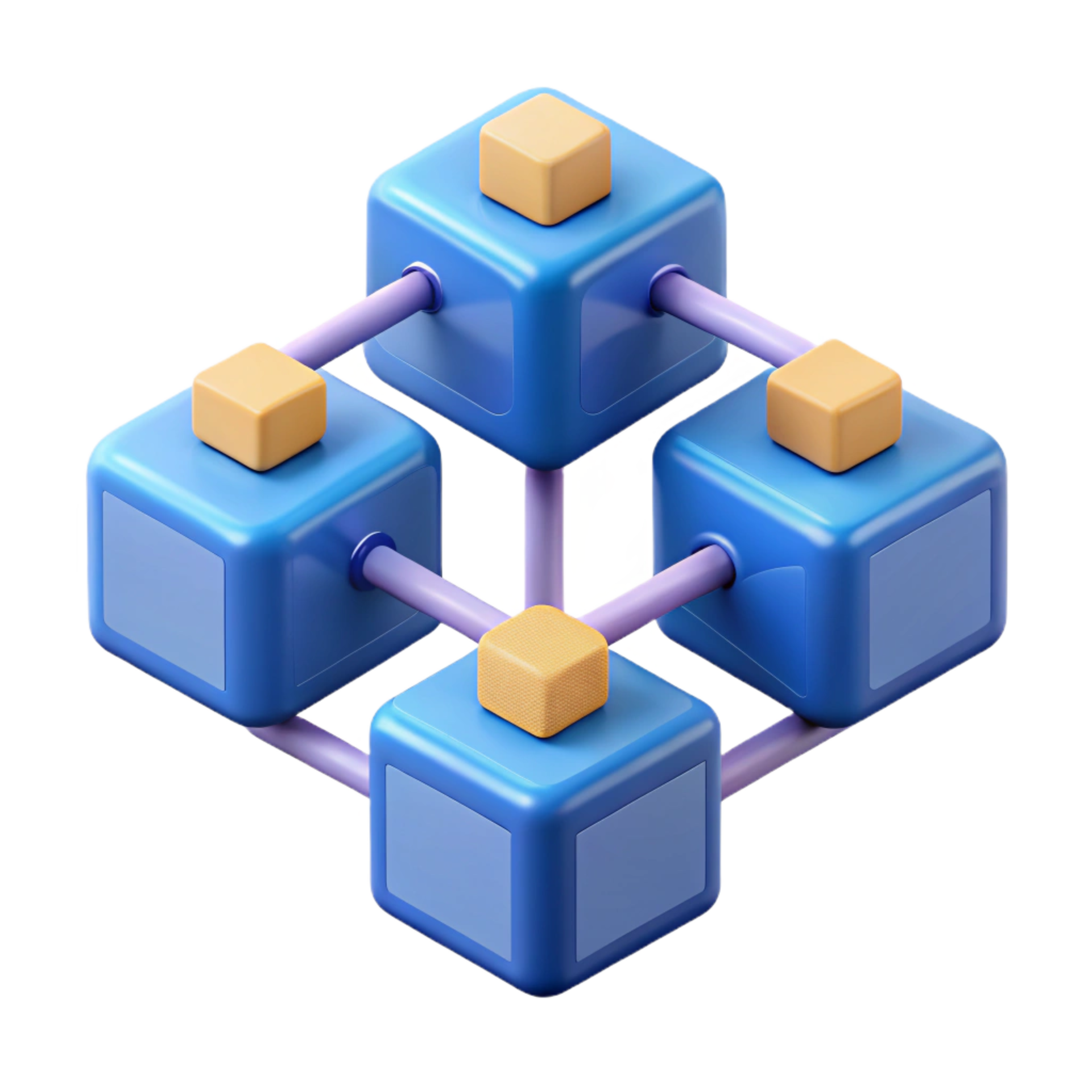 Stunning Traditional Blockchain Technology Represented By Interconnected Blocks Exclusive