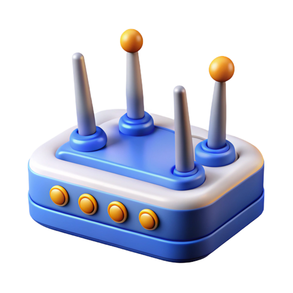 Elegant Vintage A Router With Multiple Antennas Detailed 59634304 Png
