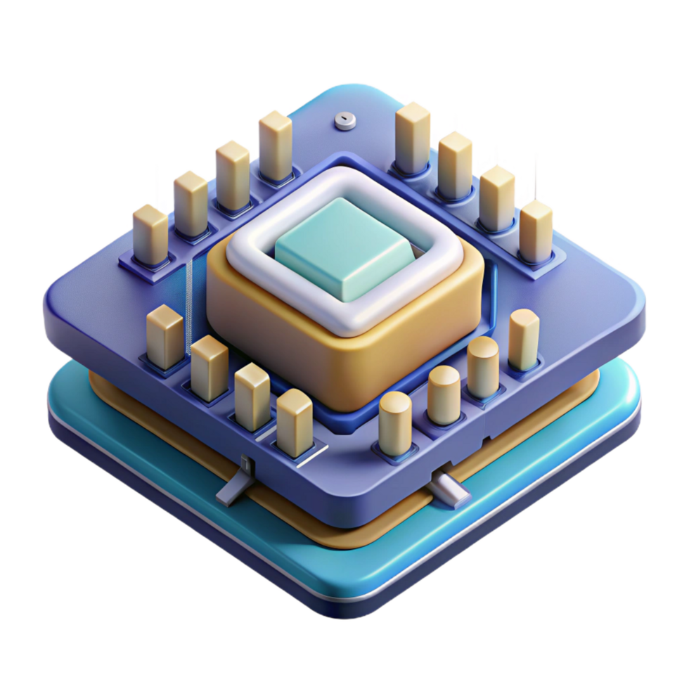 Serene Contemporary Quantum Computer Processor With Complex