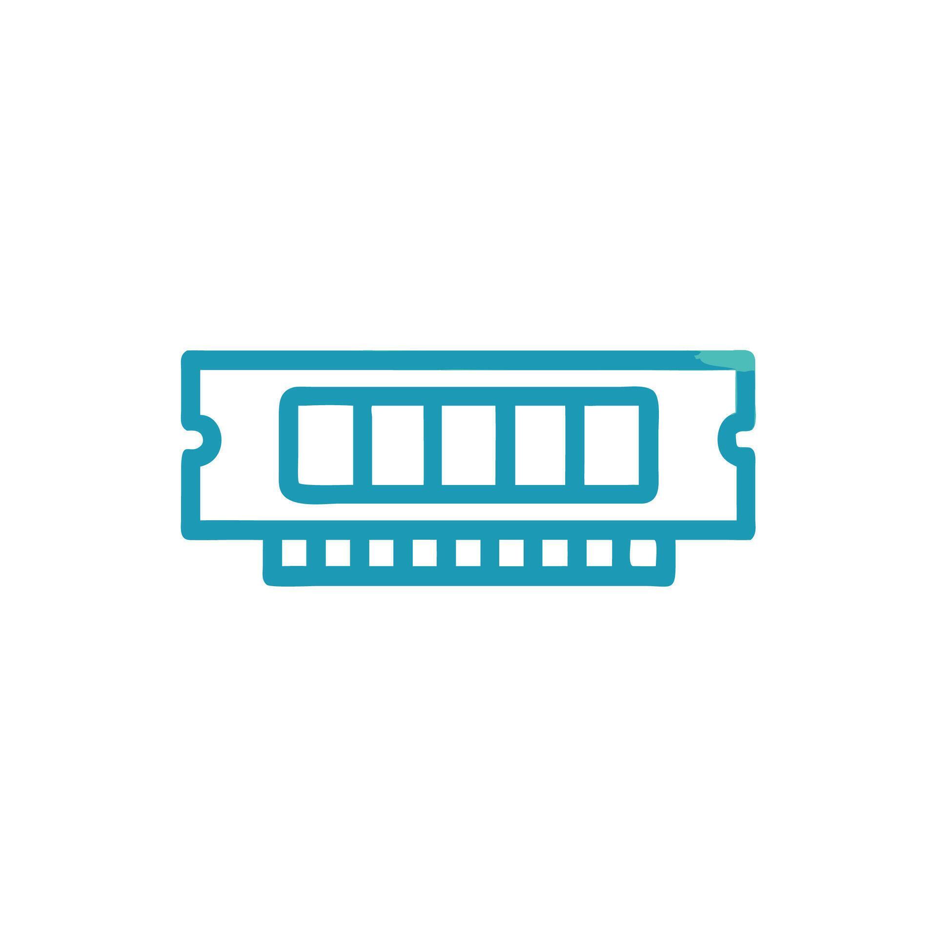 A computer memory module icon 59661665 Vector Art at Vecteezy