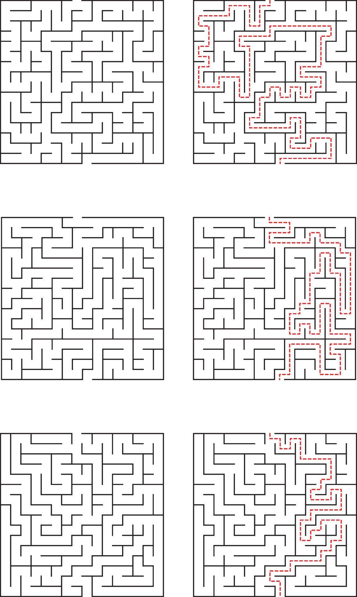 Complex Mazes Solutions, Paths, Puzzles, Games, Challenges, Logic ...