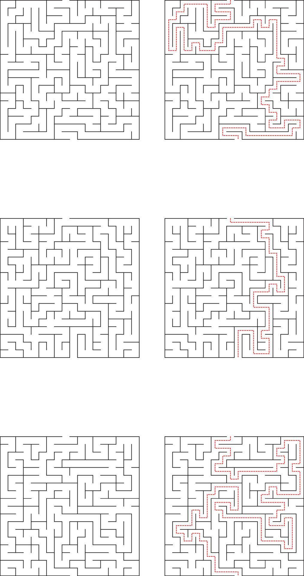 Complex Square Mazes Solutions, Puzzles, Paths, and Challenges 59671987 ...