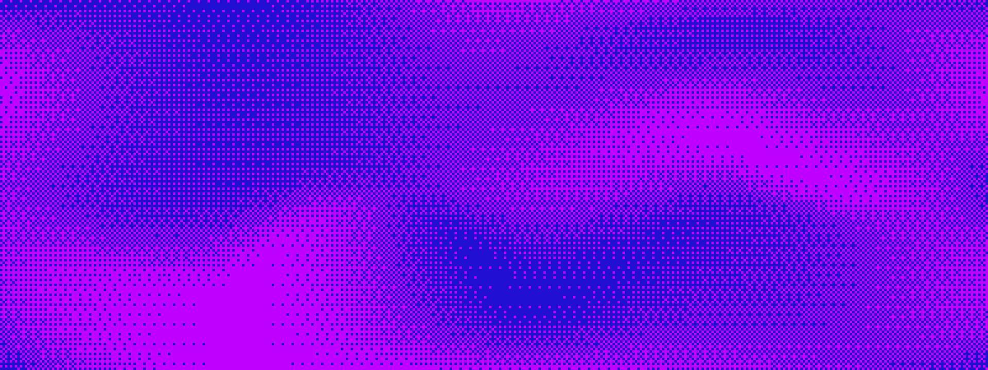 Blue and purple neon gradient background with abstract texture. Glitch effect and noise ...