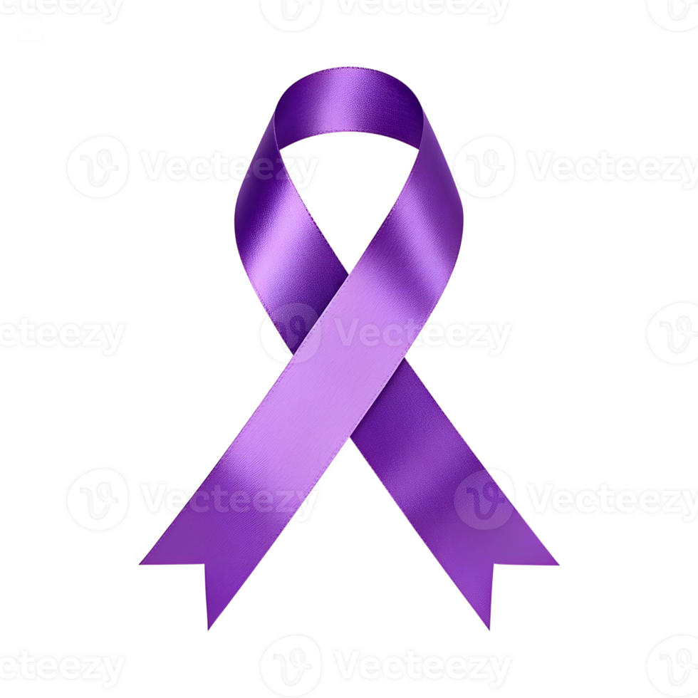 Purple ribbon, cancer awareness domestic violence prevention support symbol ribbon 59696908 PNG