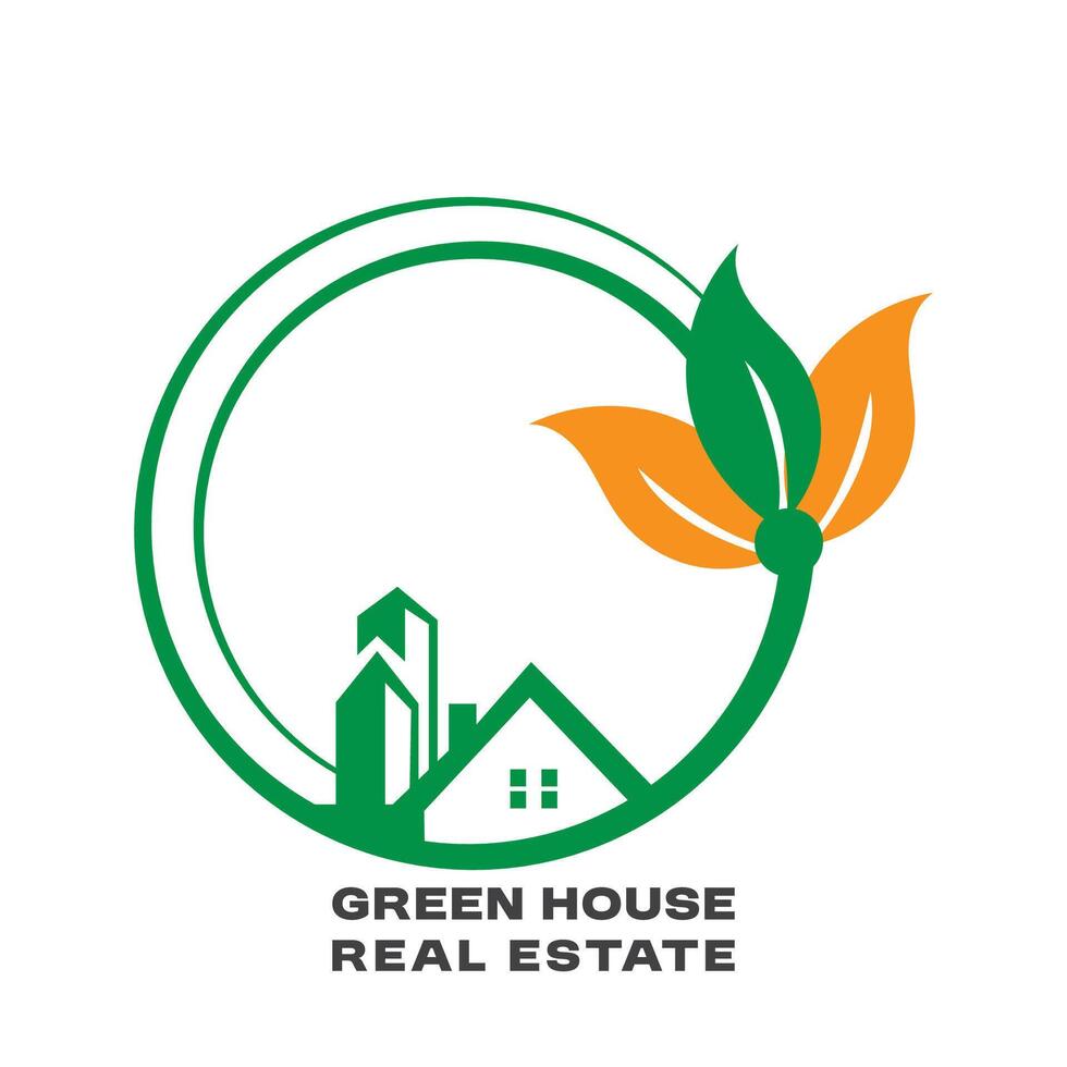 green house logo design Real Estate Houses, element, home logo design company concept 59709784 ...
