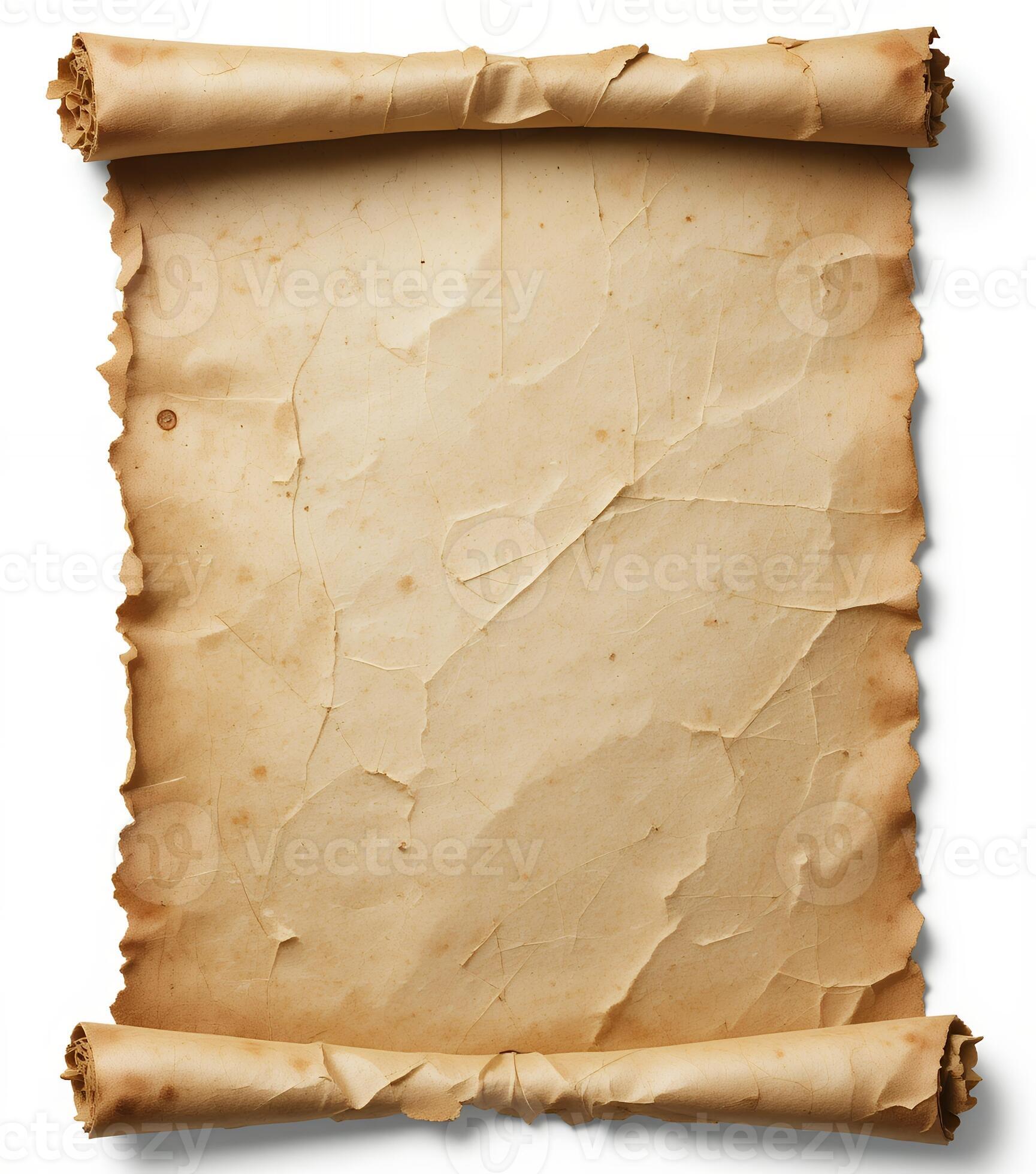 Aged Parchment Scroll. Antique Paper Texture 59849364 Stock Photo at Vecteezy