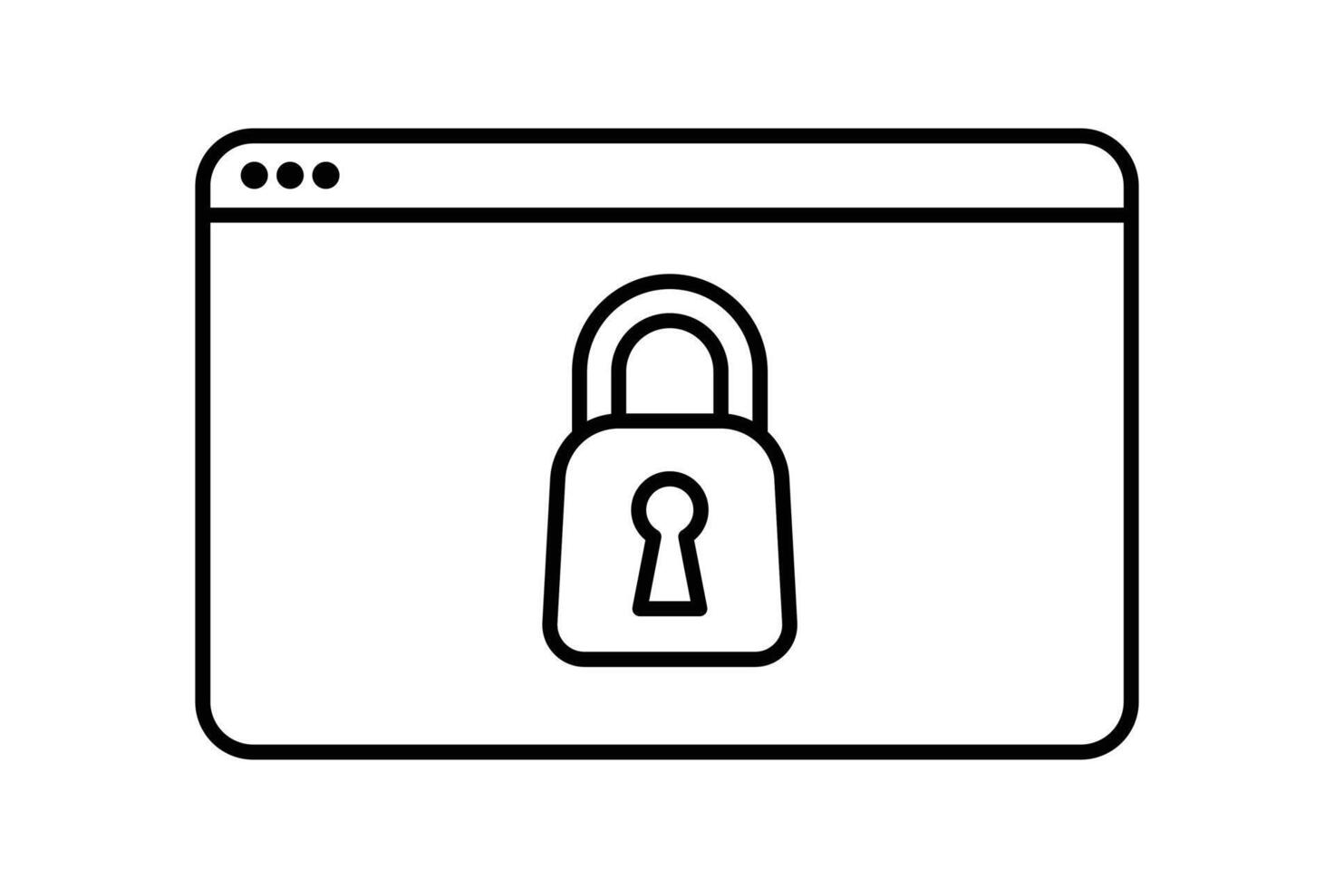 Secure Website Graphic Cybersecurity Padlock Icon Secure Server Lock Symbol Padlock On Web