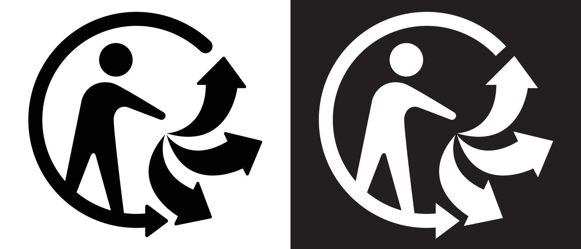 Triman sign, Triman recycling icon 59894631 Vector Art at Vecteezy