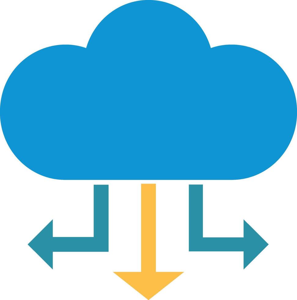 Cloud Data Distribution Icon Image Suitable For Mobile Apps Web Apps And Print Media 59906457
