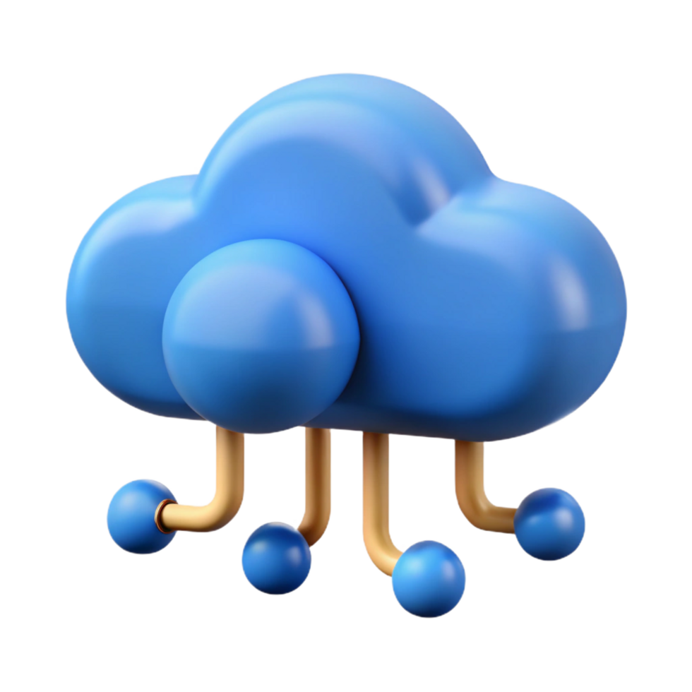 Extraordinary Abstract Cloud Computing Icon With Data Streams Authentic