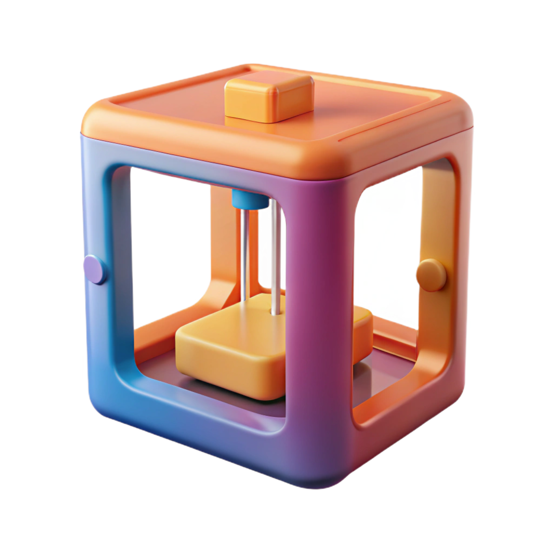 Extraordinary Abstract 3d Printer Printing An Object Genuine 59924815 Png