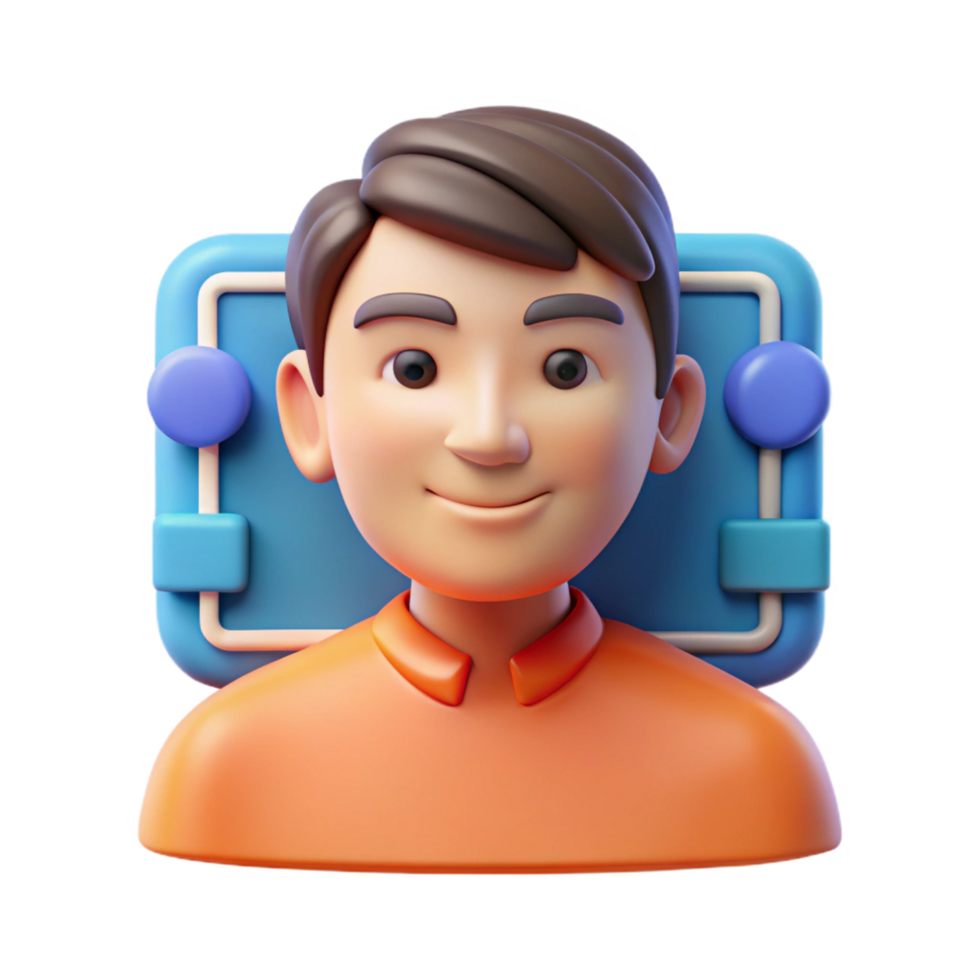 Dramatic Abstract Facial Recognition Software Interface Professional