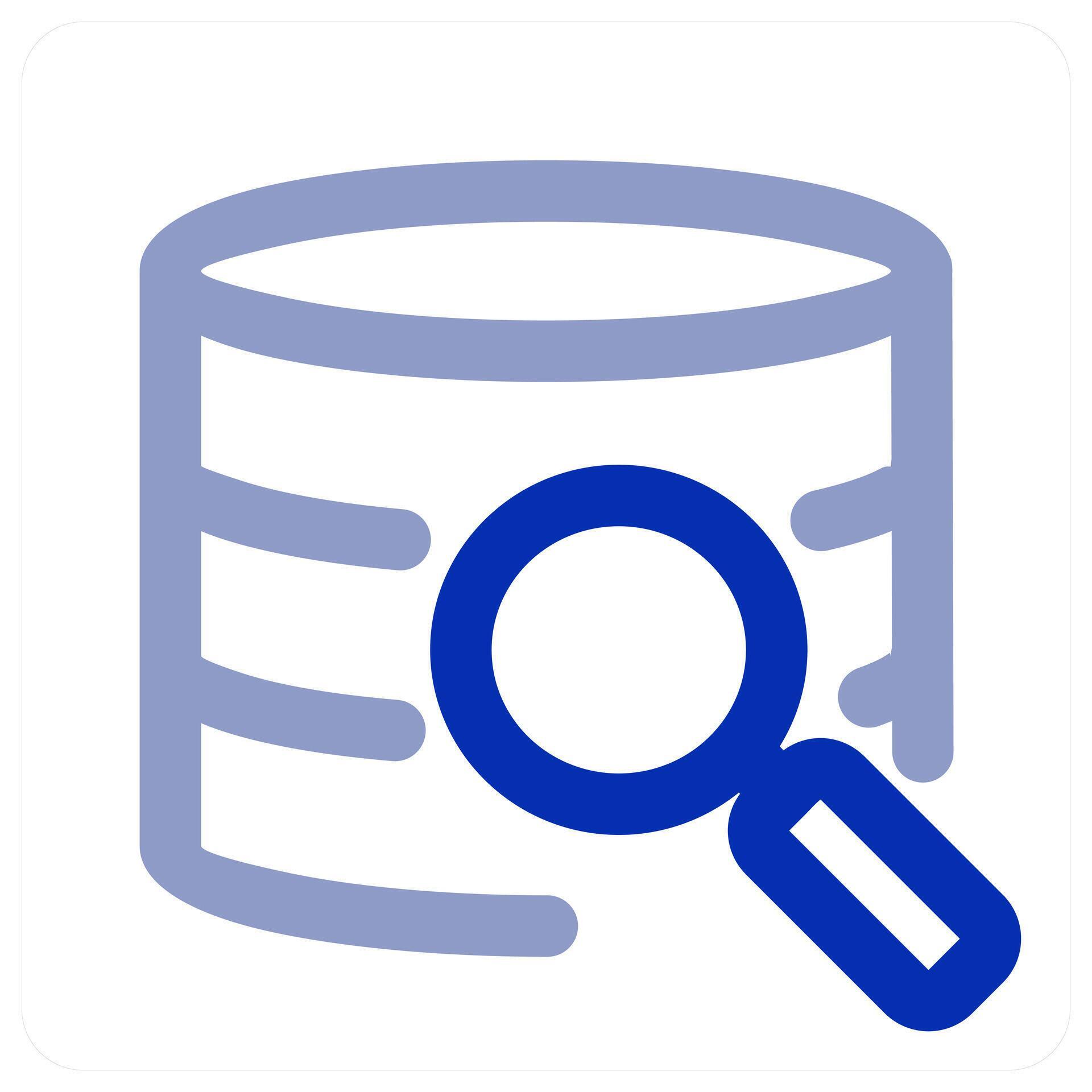 Search Database icon concept 59953800 Vector Art at Vecteezy