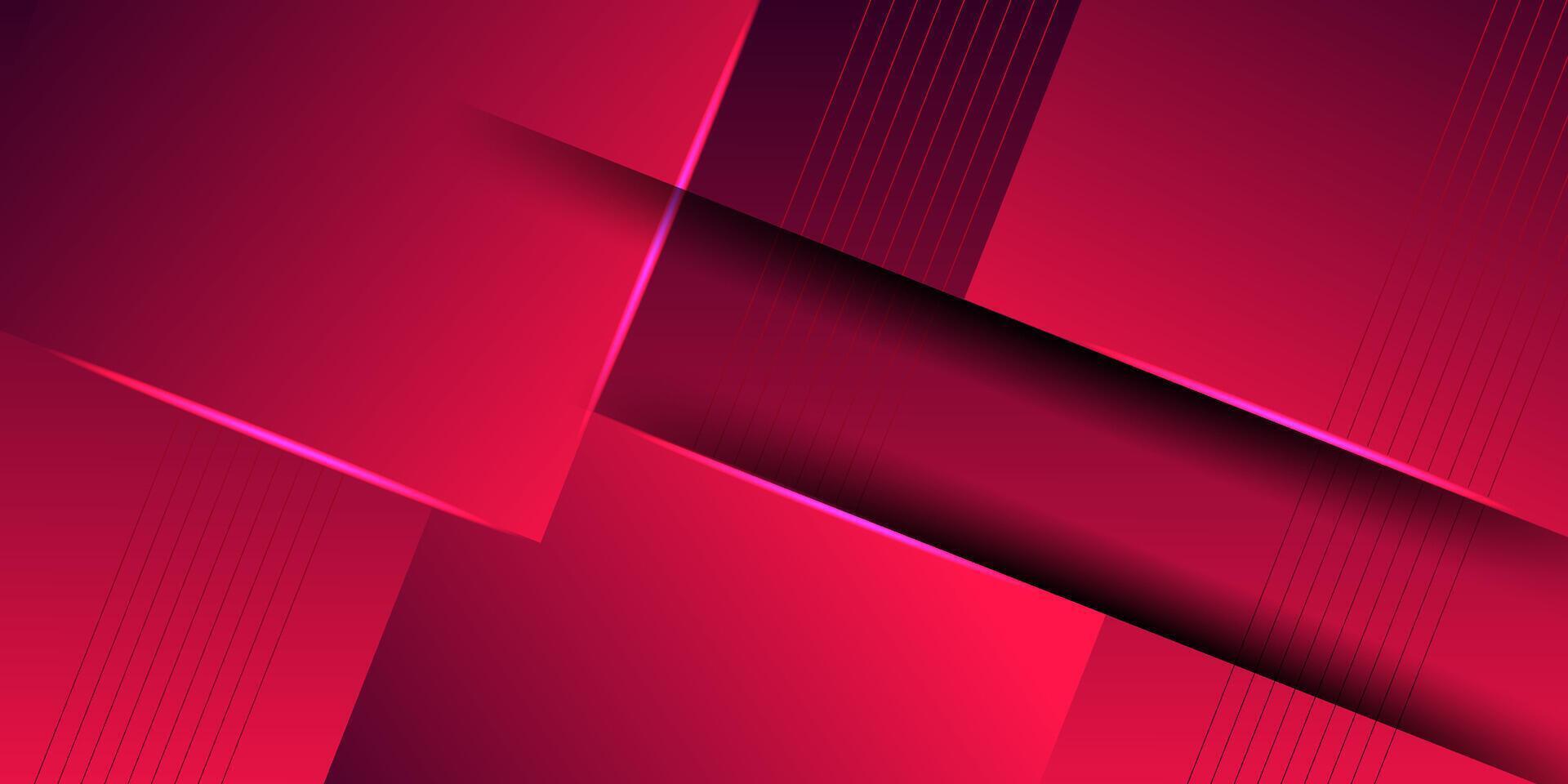 Abstract red futuristic background. Simple overlapping pattern with light and shadow. Eps10 ...