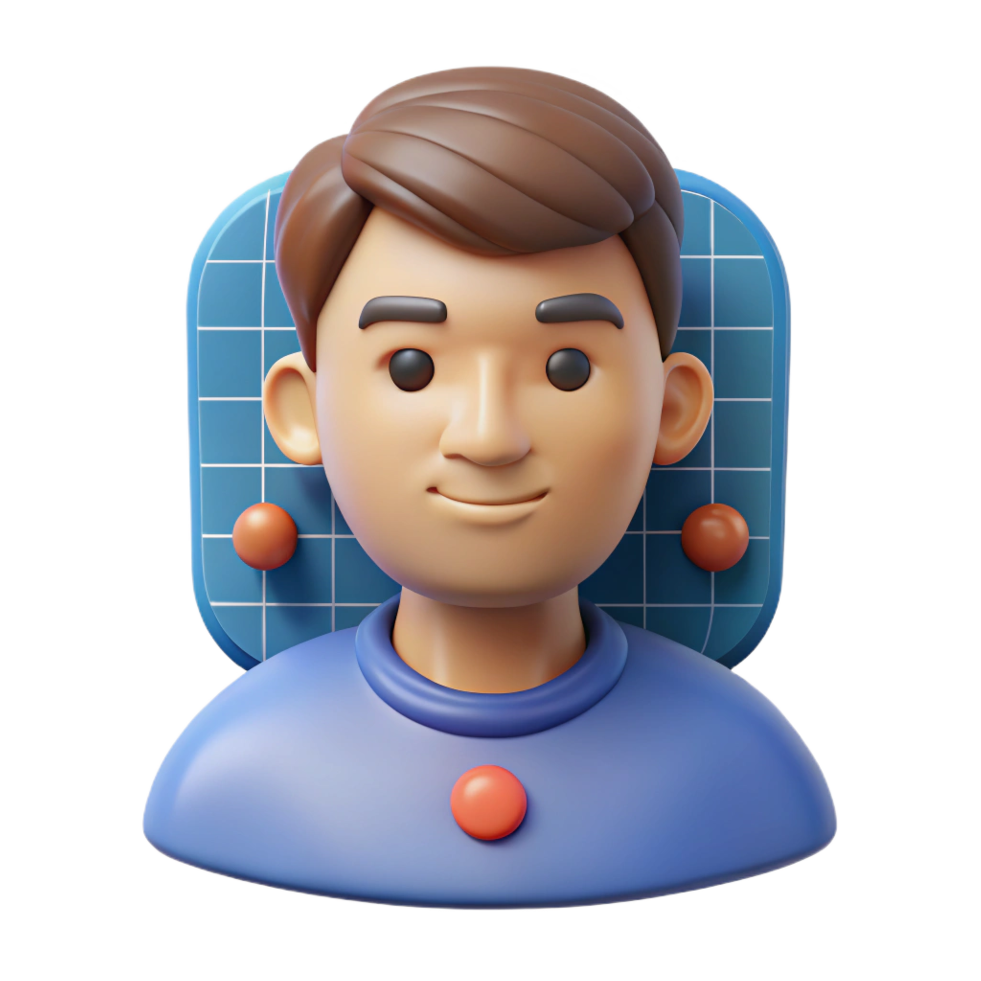 Dazzling Tranquil Abstract Facial Recognition Software Interface Grid