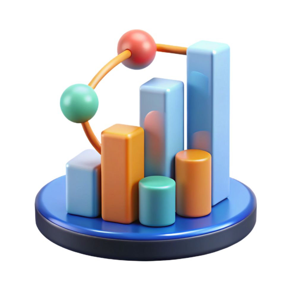 captivating peaceful abstract Big data analytics graph NO BACKGROUND ...
