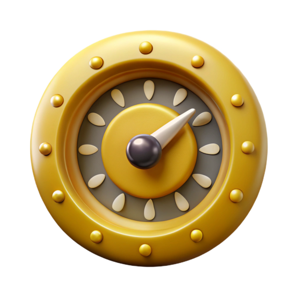 beautiful contemporary Yellow Speedometer Needle Animation Isolated Element original 59988908 PNG