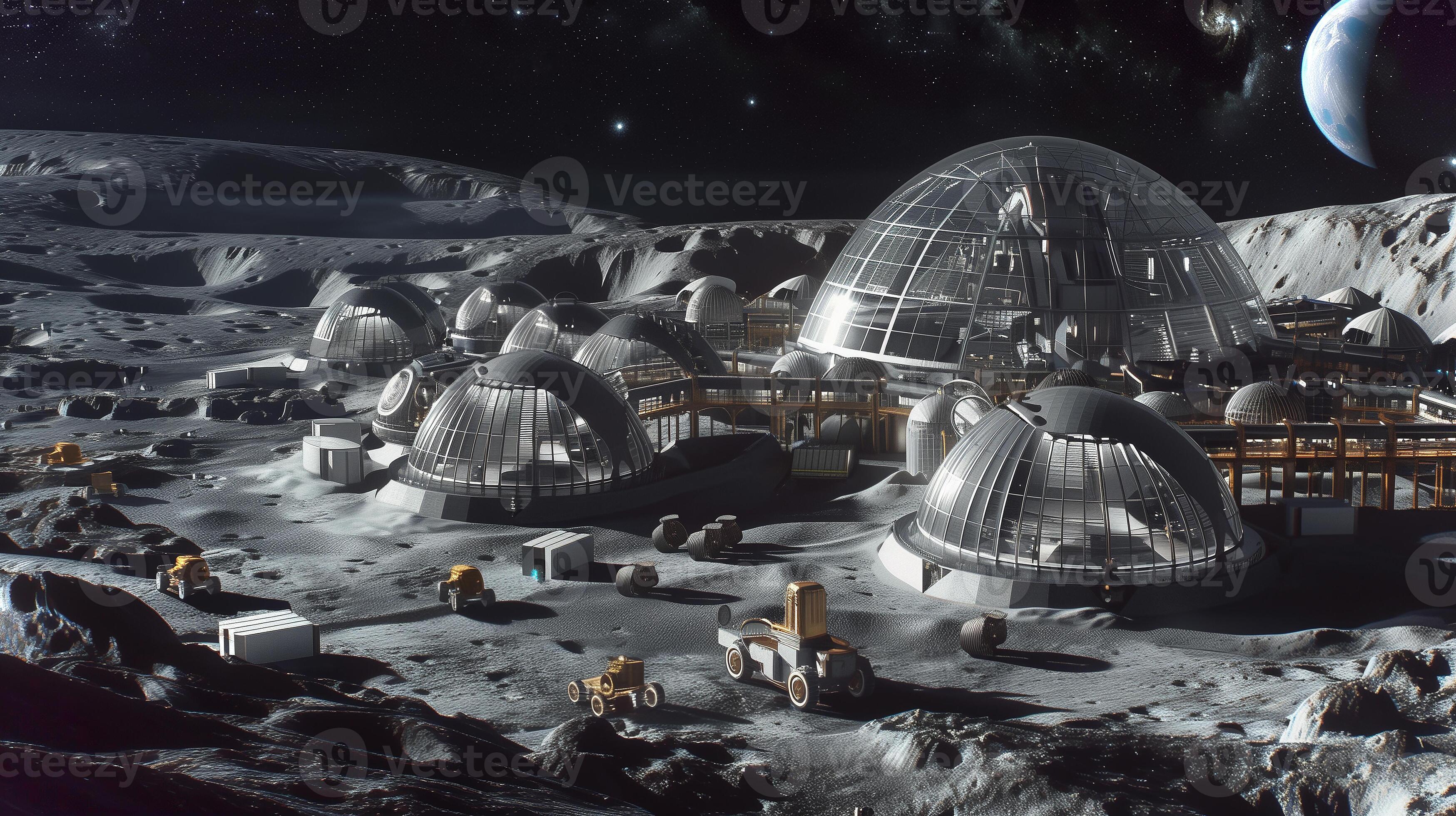 This Advanced Mining Operations Extract Regolith On An Asteroid Using