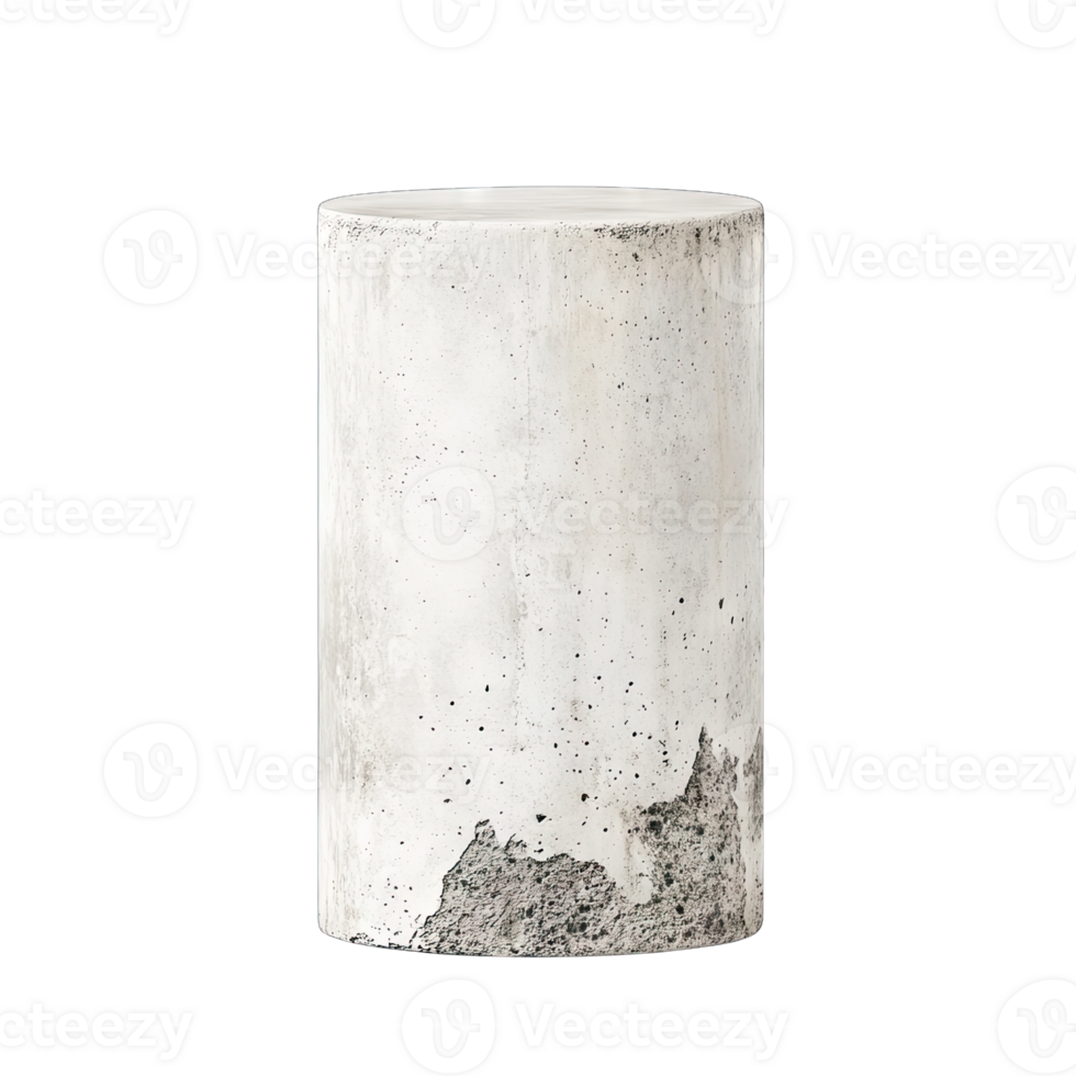 Isolated concrete cylinder for modern architecture design element use ... Isolated concrete cylinder for modern architecture design element use ...