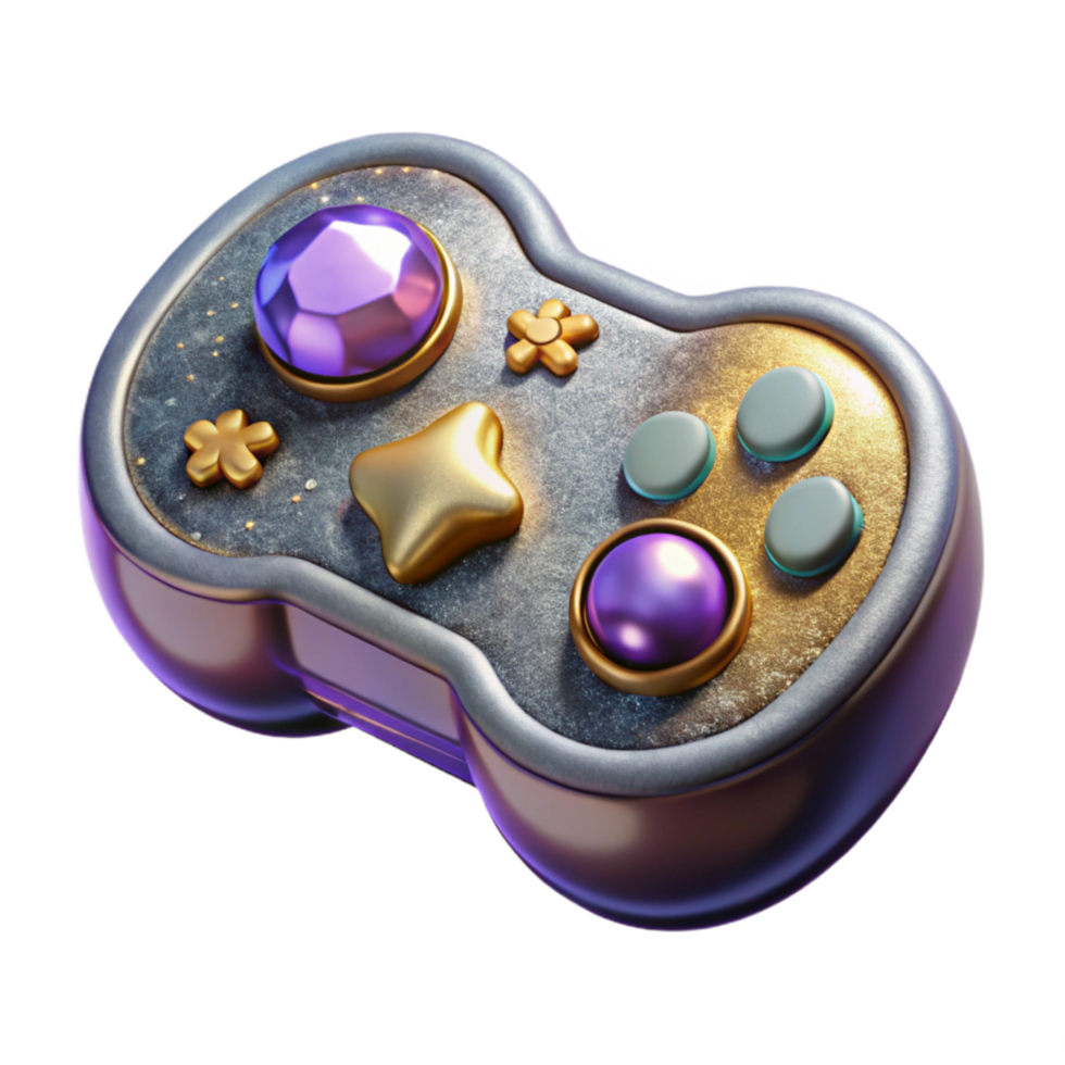 beautiful modern Retro Game Controller Front View Cutout original ...