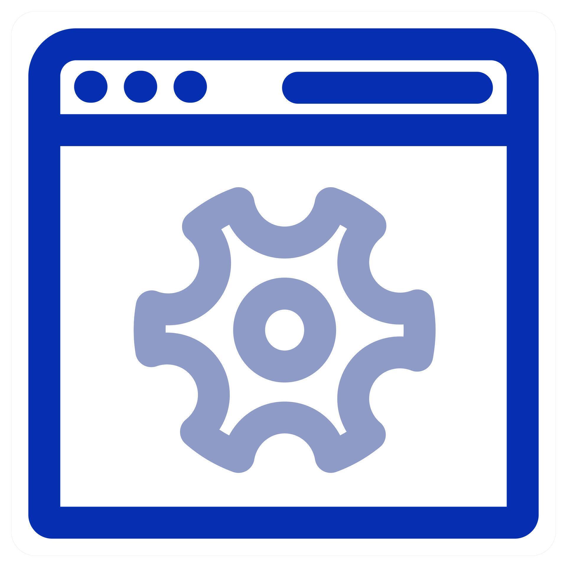 Webpage Setting and configuration 60107076 Vector Art at Vecteezy